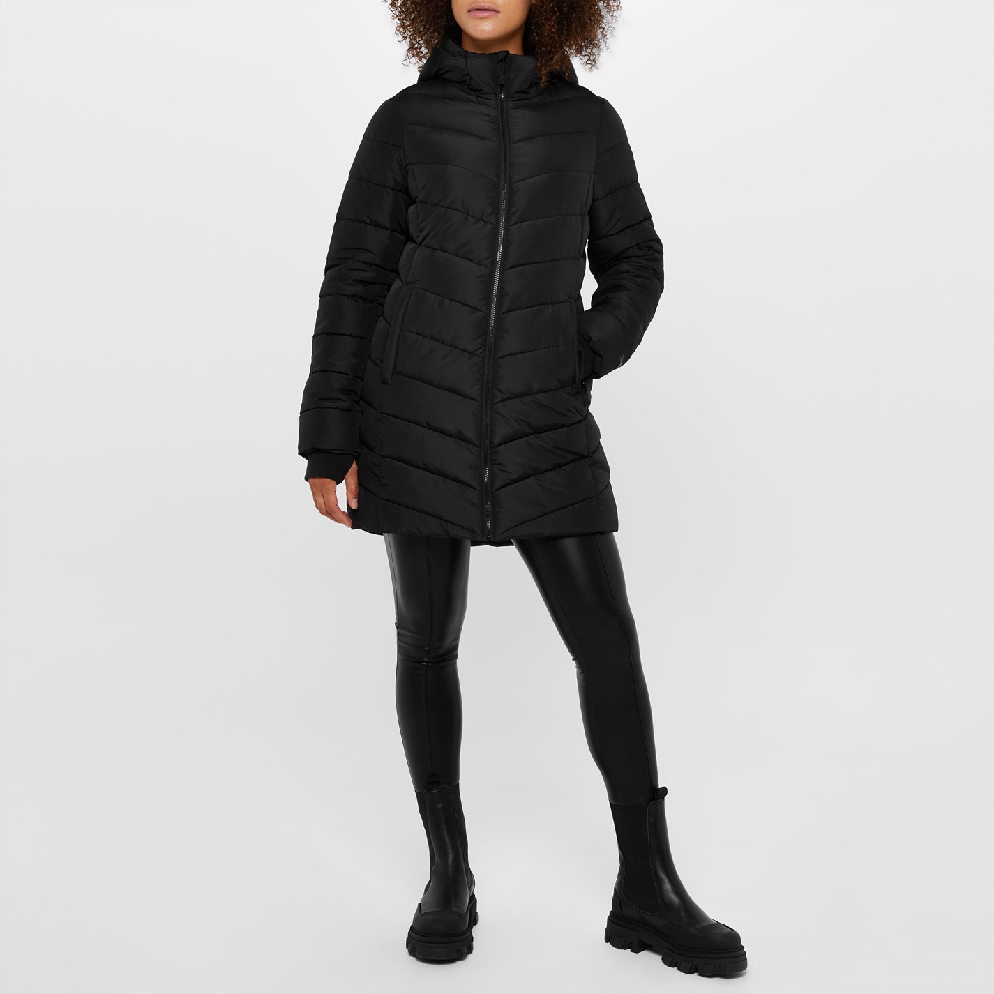 Slazenger | Mid-Length Padded Jacket Womens | Puffer Jackets ...