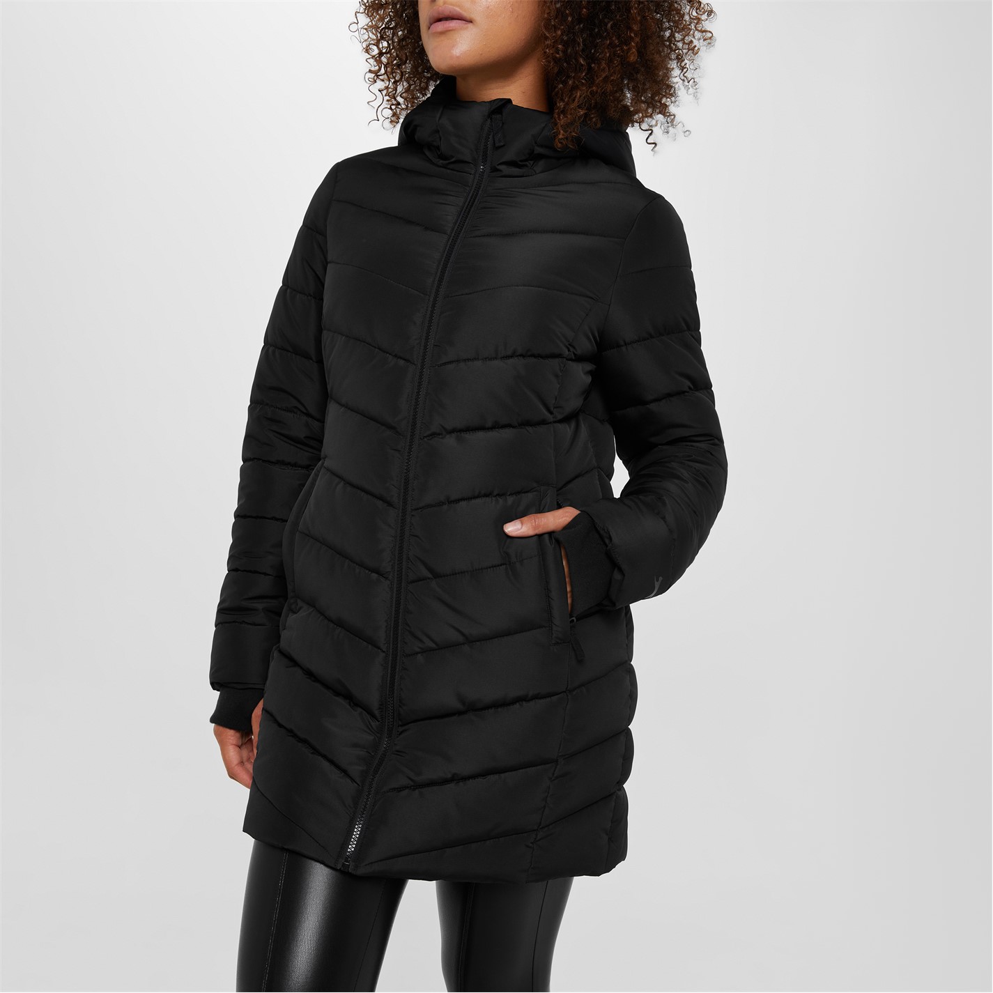 Slazenger | Mid-Length Padded Jacket Womens | Puffer Jackets ...
