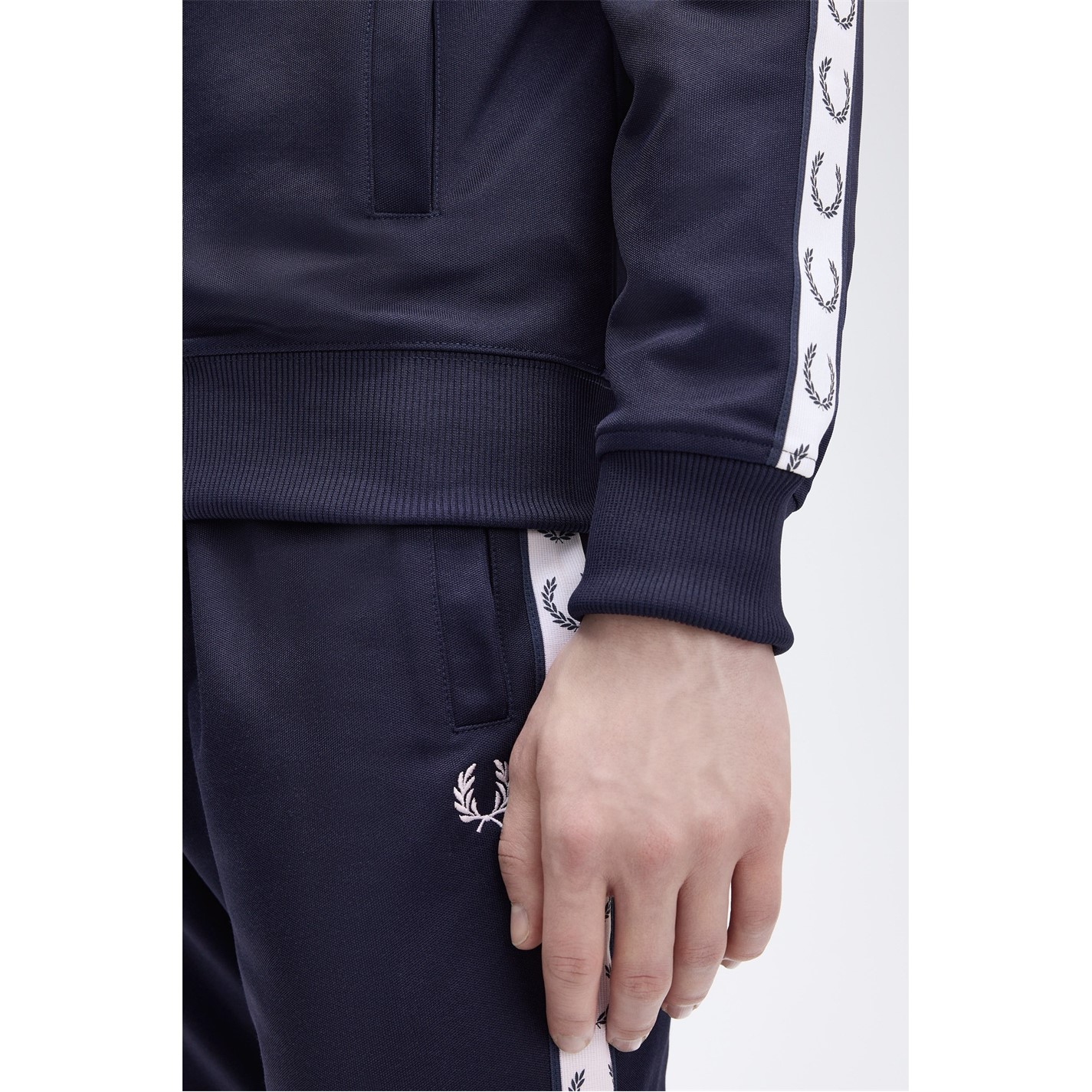 Fred Perry | Tape Track Jacket | Poly Tracksuits | FRASERS
