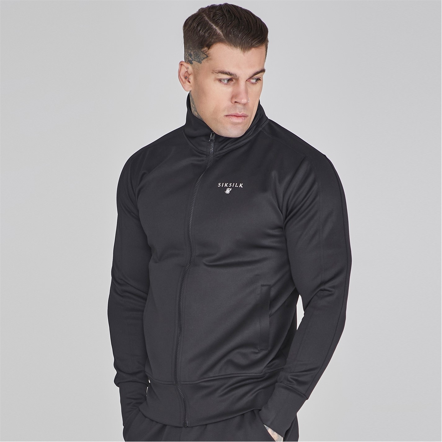 SikSilk | Tracksuit Top Mens | Performance Tracksuit Tops | FRASERS