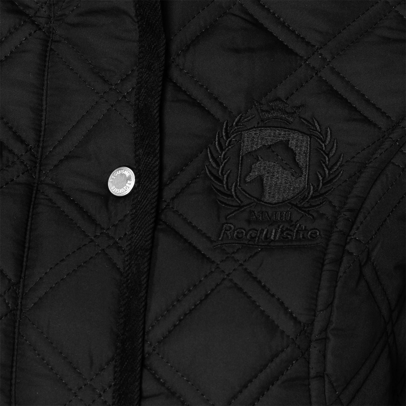 Requisite | Essential Quilted Riding Jacket | Black | FRASERS