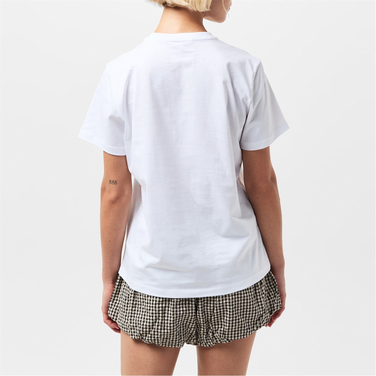 GANNI | Ganni Animal Tee Ld53 | Bright White | FRASERS