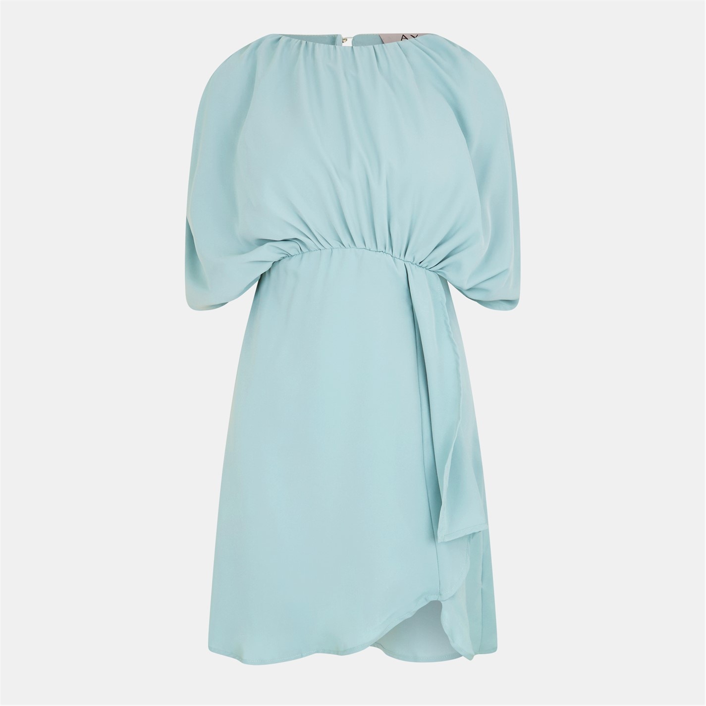 AX Paris | Duck Egg Batwing Gathered Top Mini Dress | Duck Egg | FRASERS