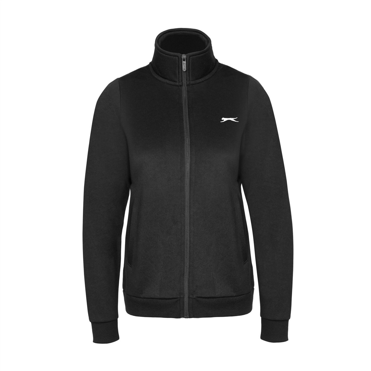 Slazenger | Fitted Zip through Jacket Womens | Full Zip Fleece Tops ...