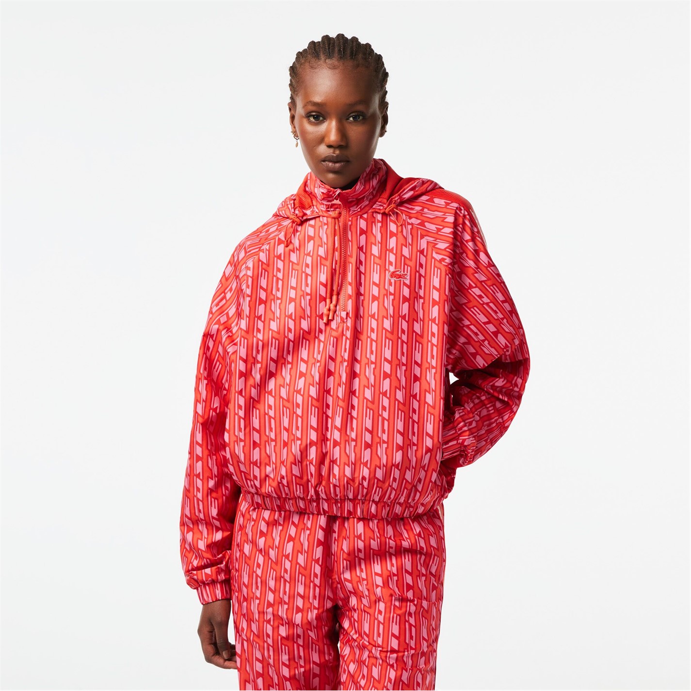 Lacoste | Oversized Track Jacket | Watermelon | FRASERS
