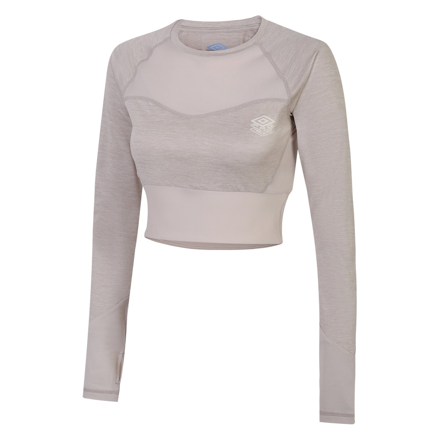 Umbro | Pro Training Long-Sleeved Crop Top | Long Sleeve Cropped T ...