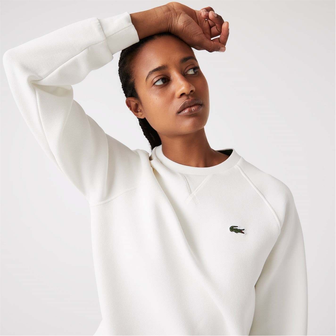 Lacoste | Pique Crew Sweatshirt | Crew Sweaters | FRASERS