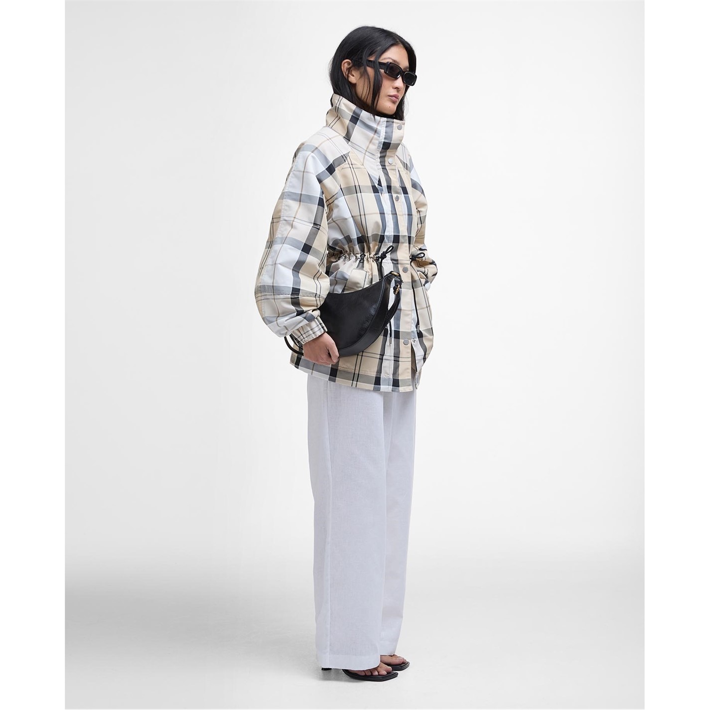 Barbour | Showerproof Check Jacket | Tartan/Mist | FRASERS