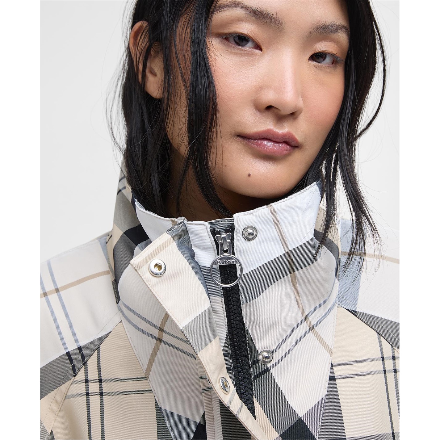 Barbour | Showerproof Check Jacket | Tartan/Mist | FRASERS