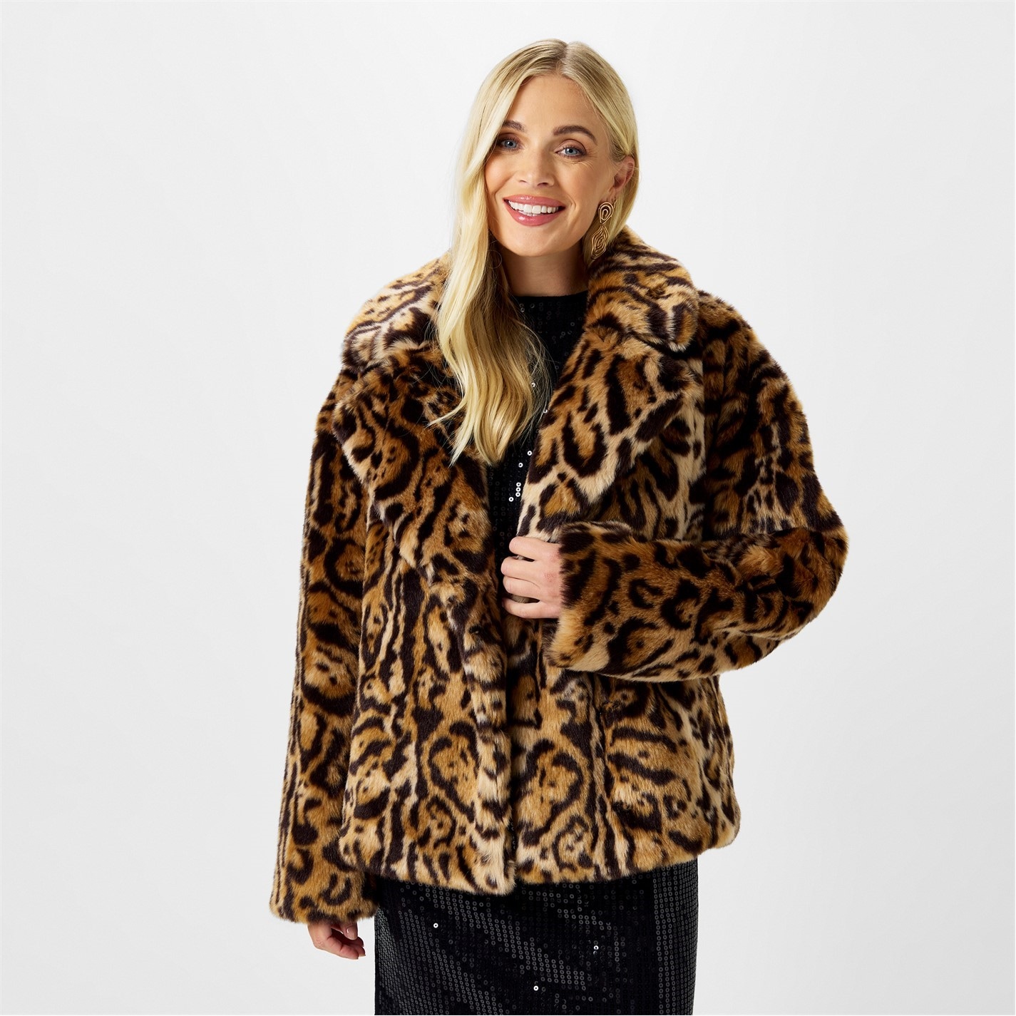 Biba | Biba Short Faux Fur Jacket | Faux Fur Coats | FRASERS