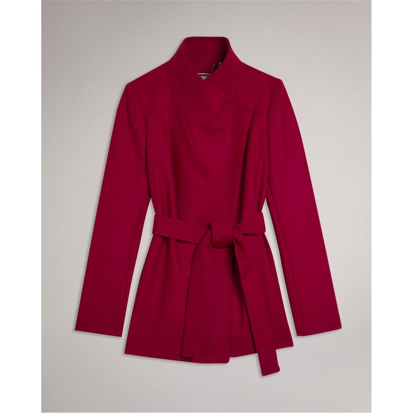 Ted Baker | Rytaa Wrap Coat | Deep-Pink | FRASERS