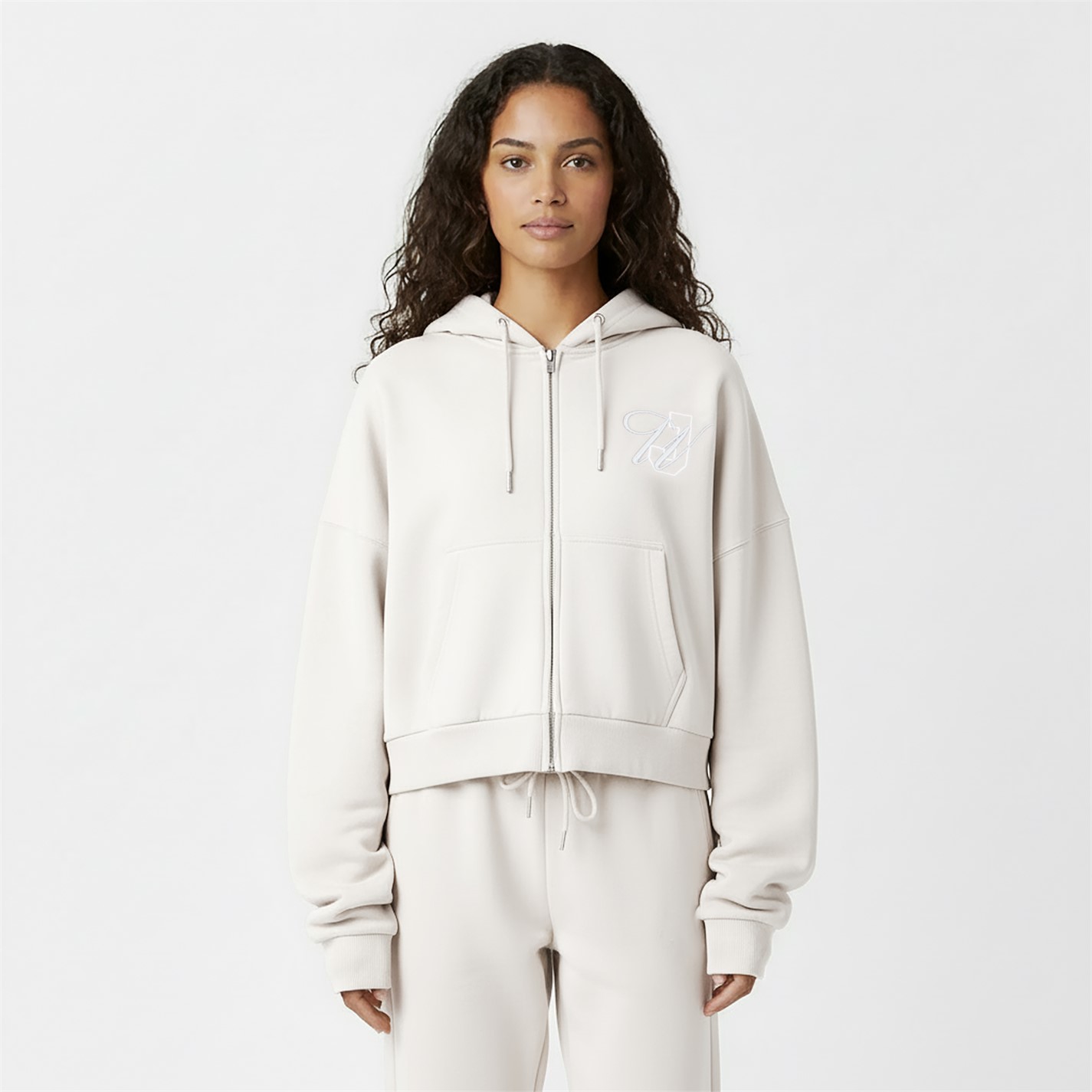 Jack Wills | Emblem Zip Hoody | Stone | FRASERS