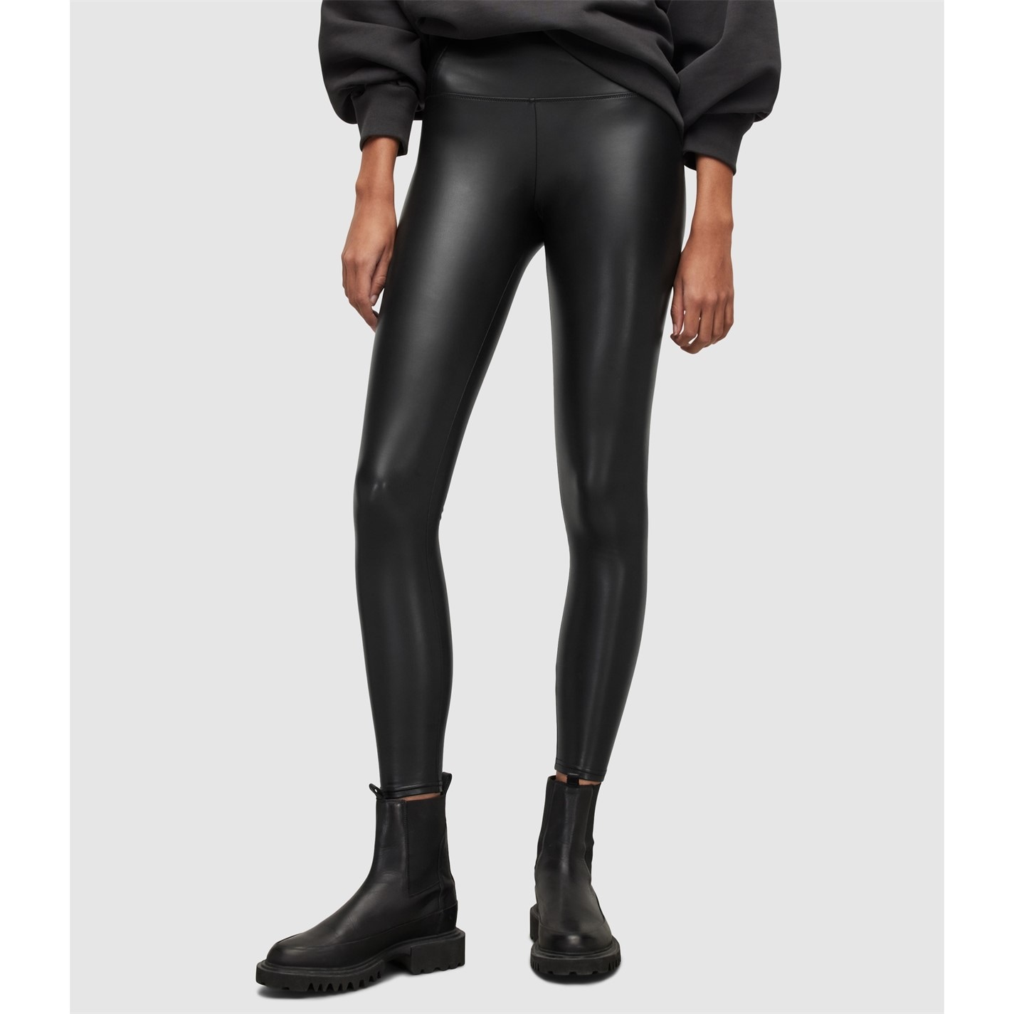 AllSaints | All Cora Leggings Ld09 | Black | FRASERS