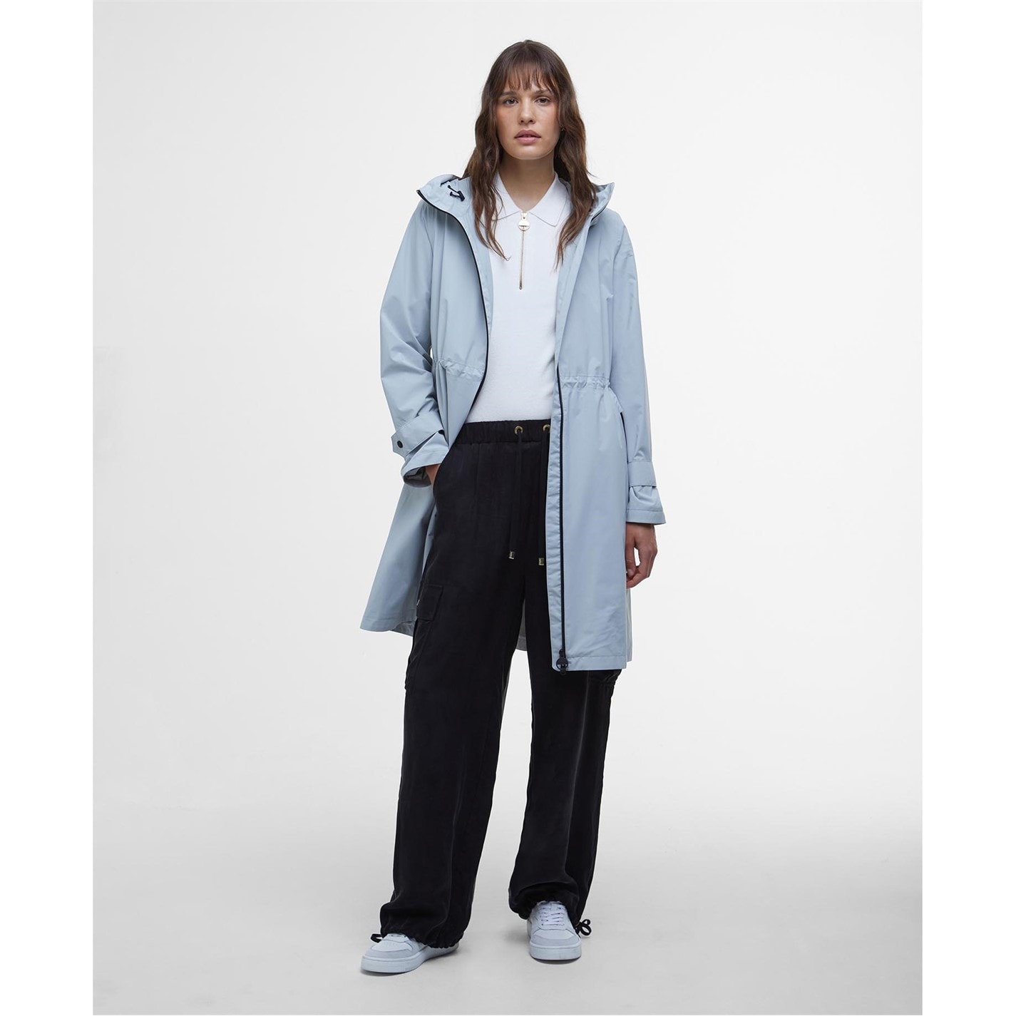 Barbour International | Longline Kyra Waterproof Jacket | Rain Jackets ...