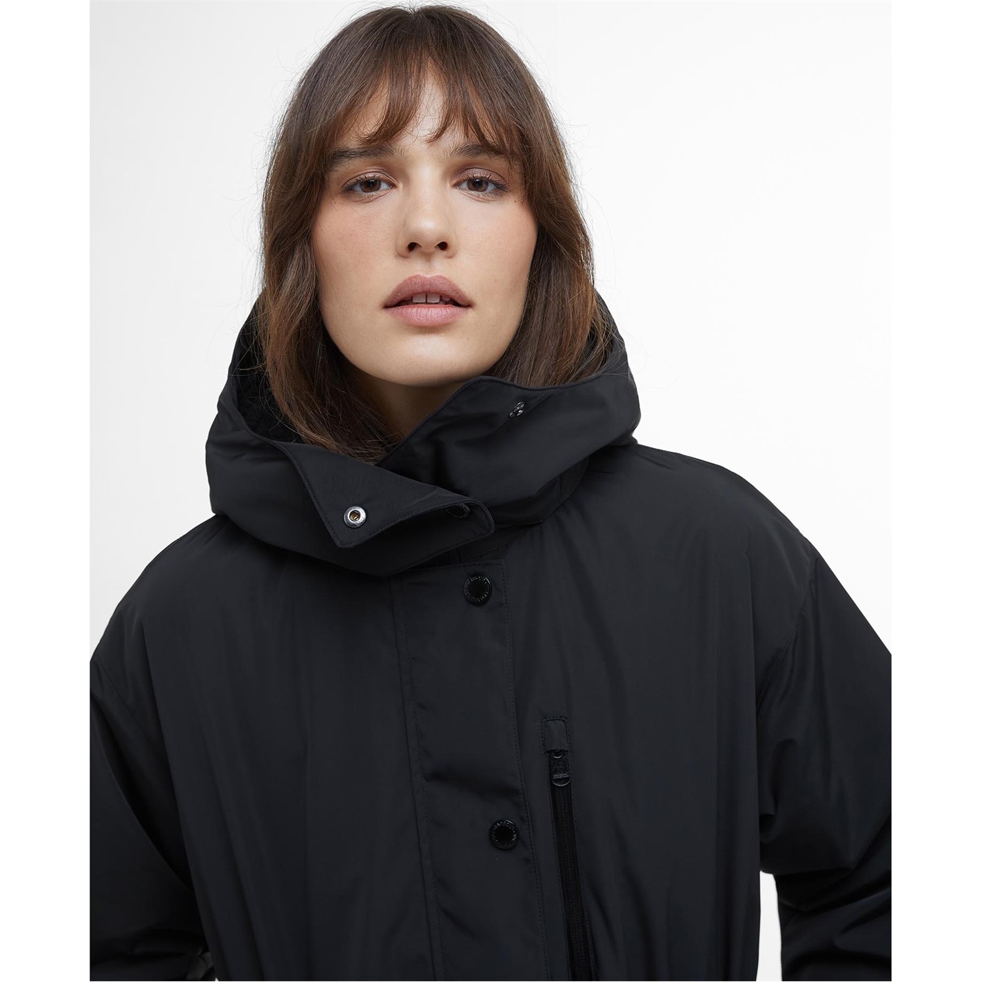 Barbour International | Kaylee Insulated Showerproof Jacket | Black ...