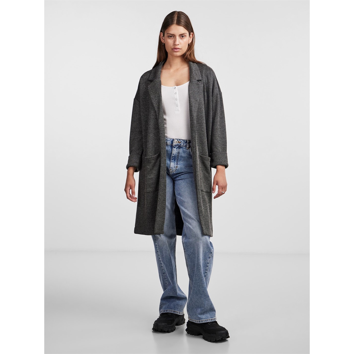 Pieces | Pcdorita three quarterCoatigan | Coatigans | FRASERS