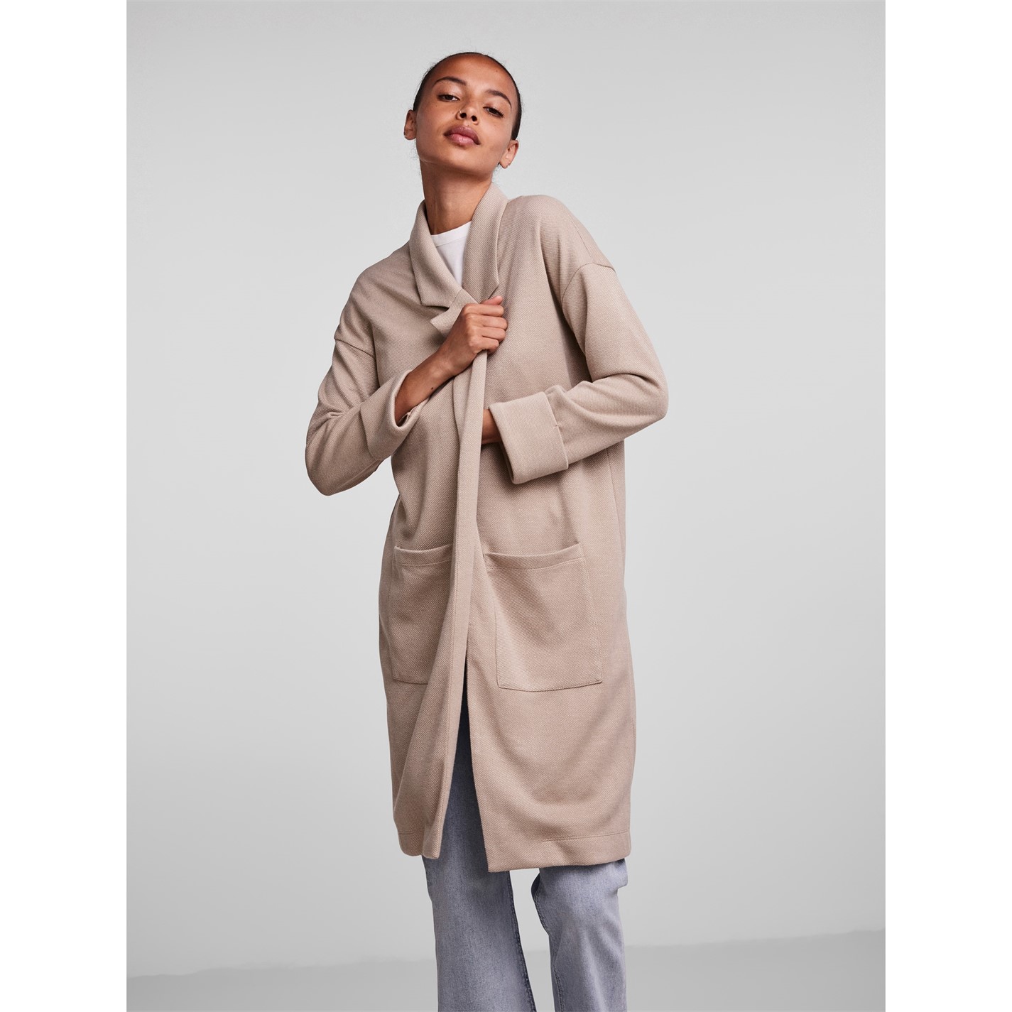 Pieces | Pcdorita three quarterCoatigan | Coatigans | FRASERS