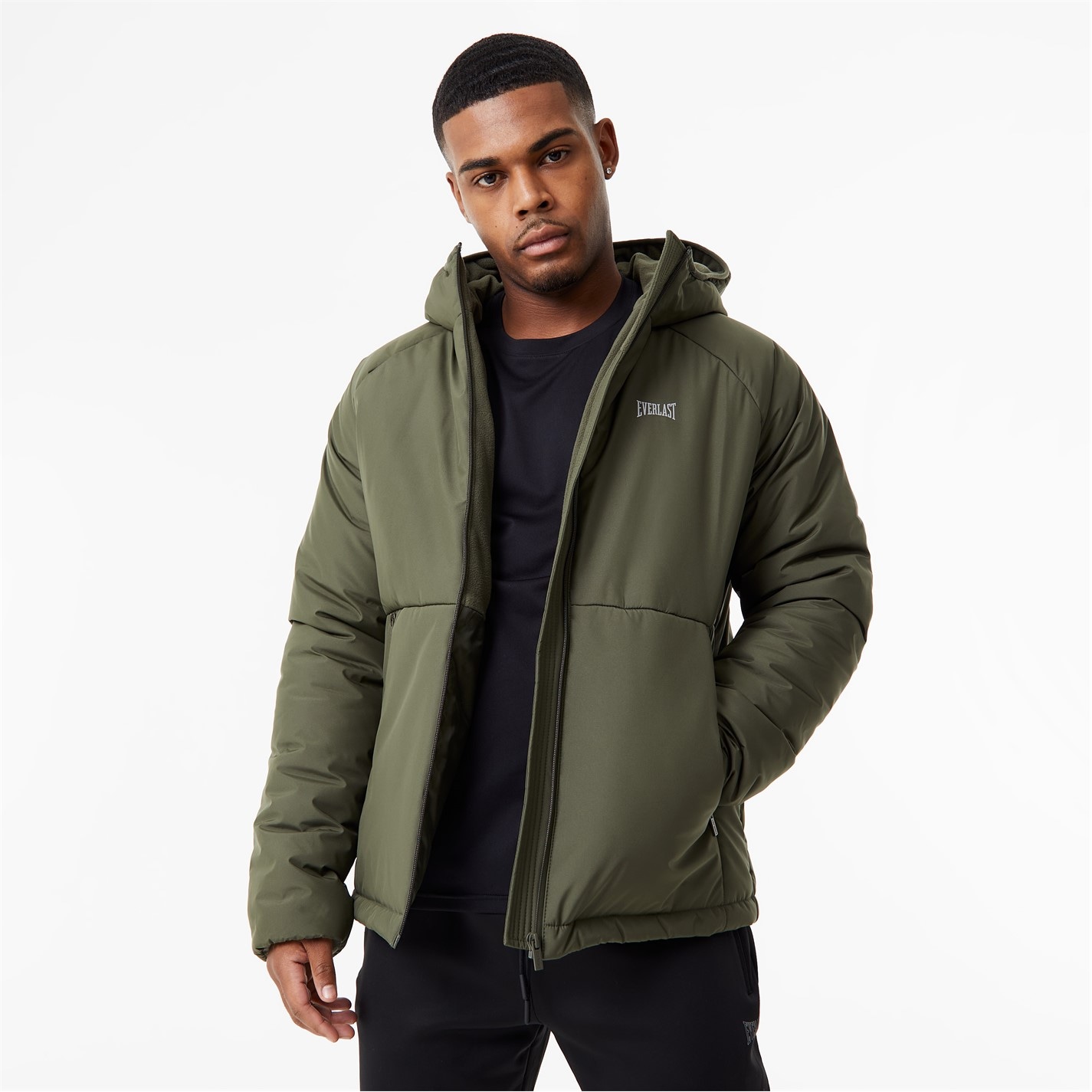 Everlast | Padded Hooded Jacket | Short Puffer Jackets | FRASERS