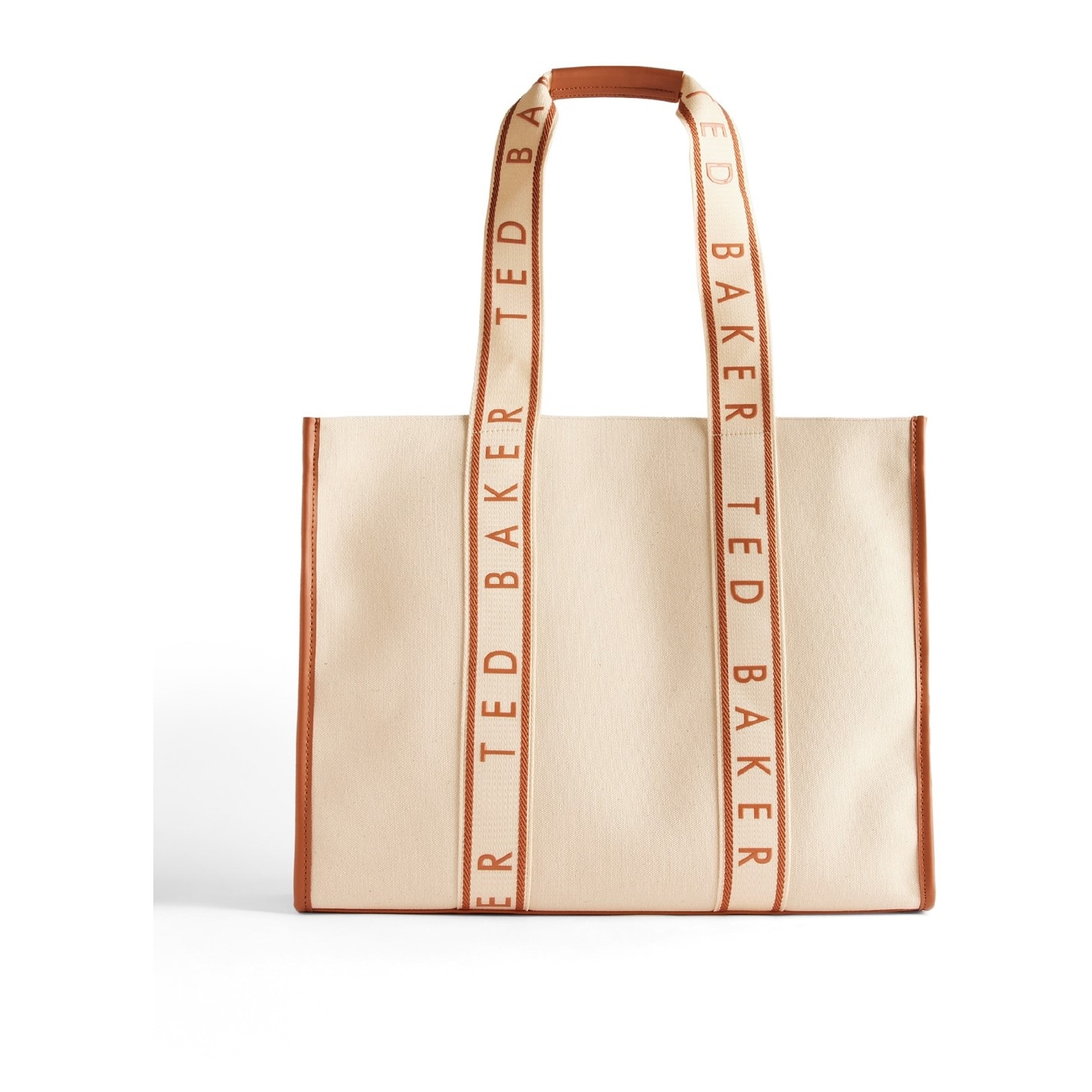 Ted Baker | Branded Webbing Canvas Tote Bag | Natural | FRASERS