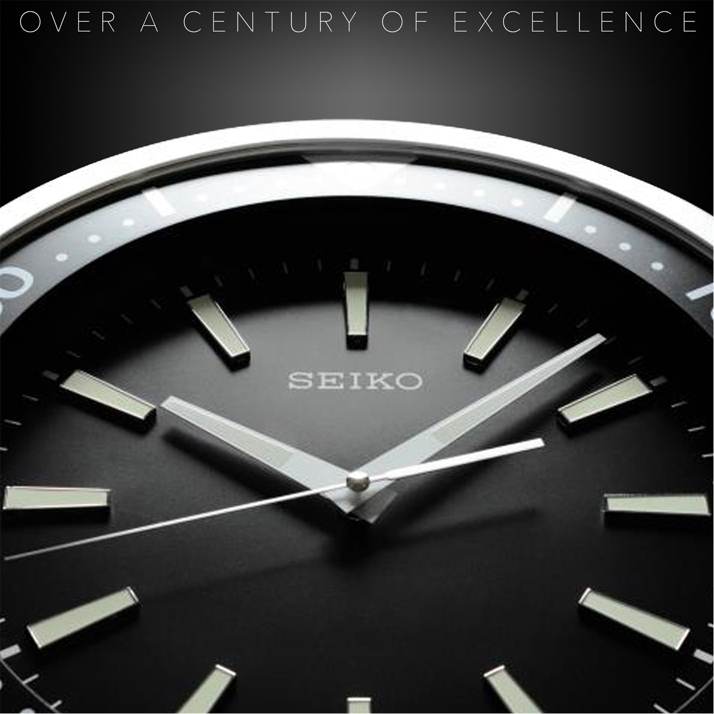 Seiko Clocks | Seiko Wall Clock | Silver/Black | FRASERS