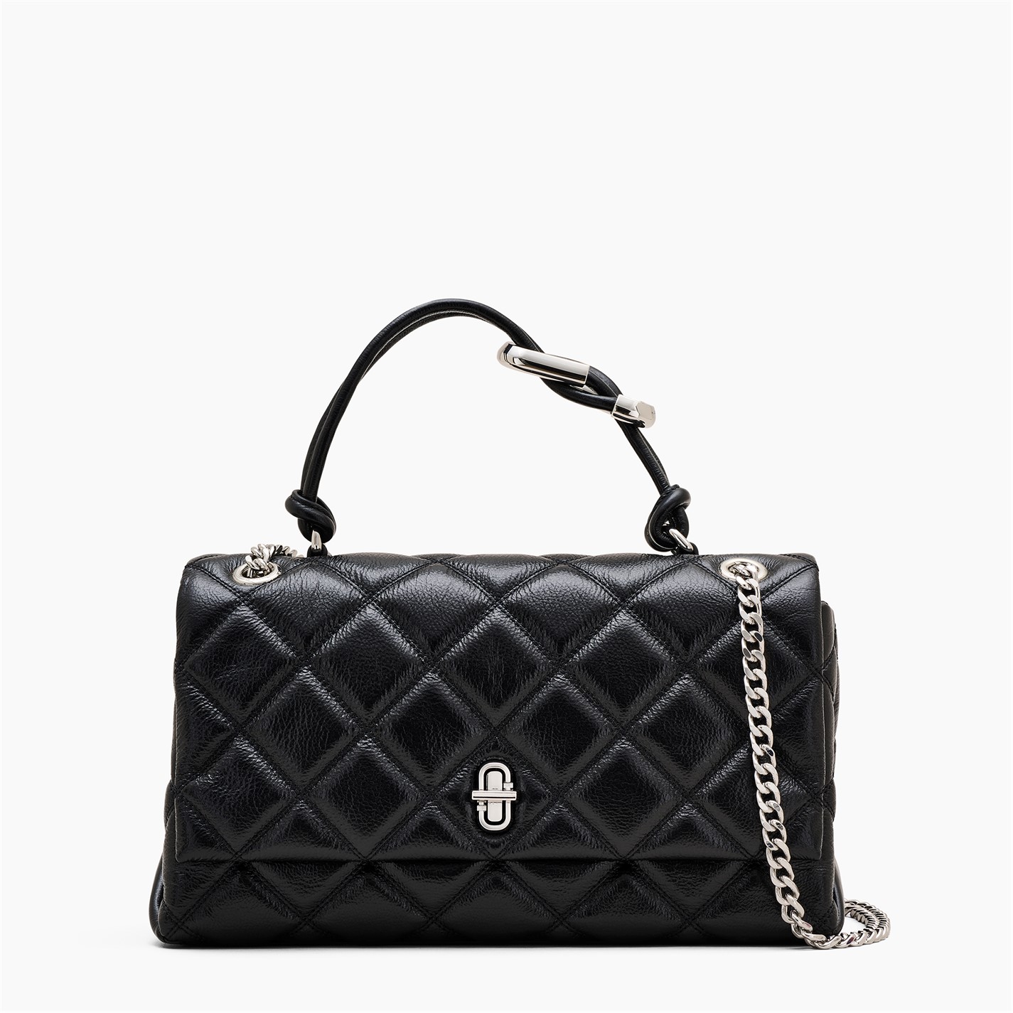 Marc Jacobs | Quilted Dual Convertible Shoulder Bag | Black | FRASERS