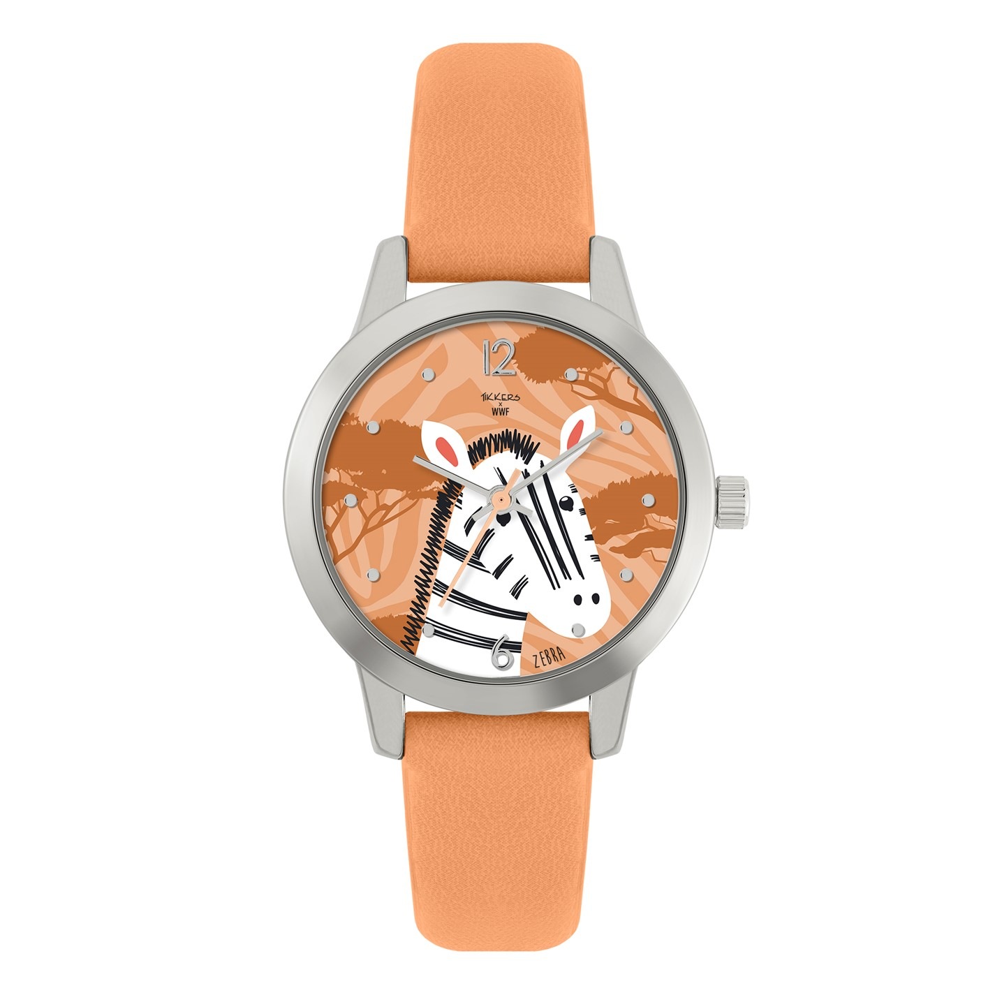 Tikkers | Zebra Watch Childrens | Orange | FRASERS
