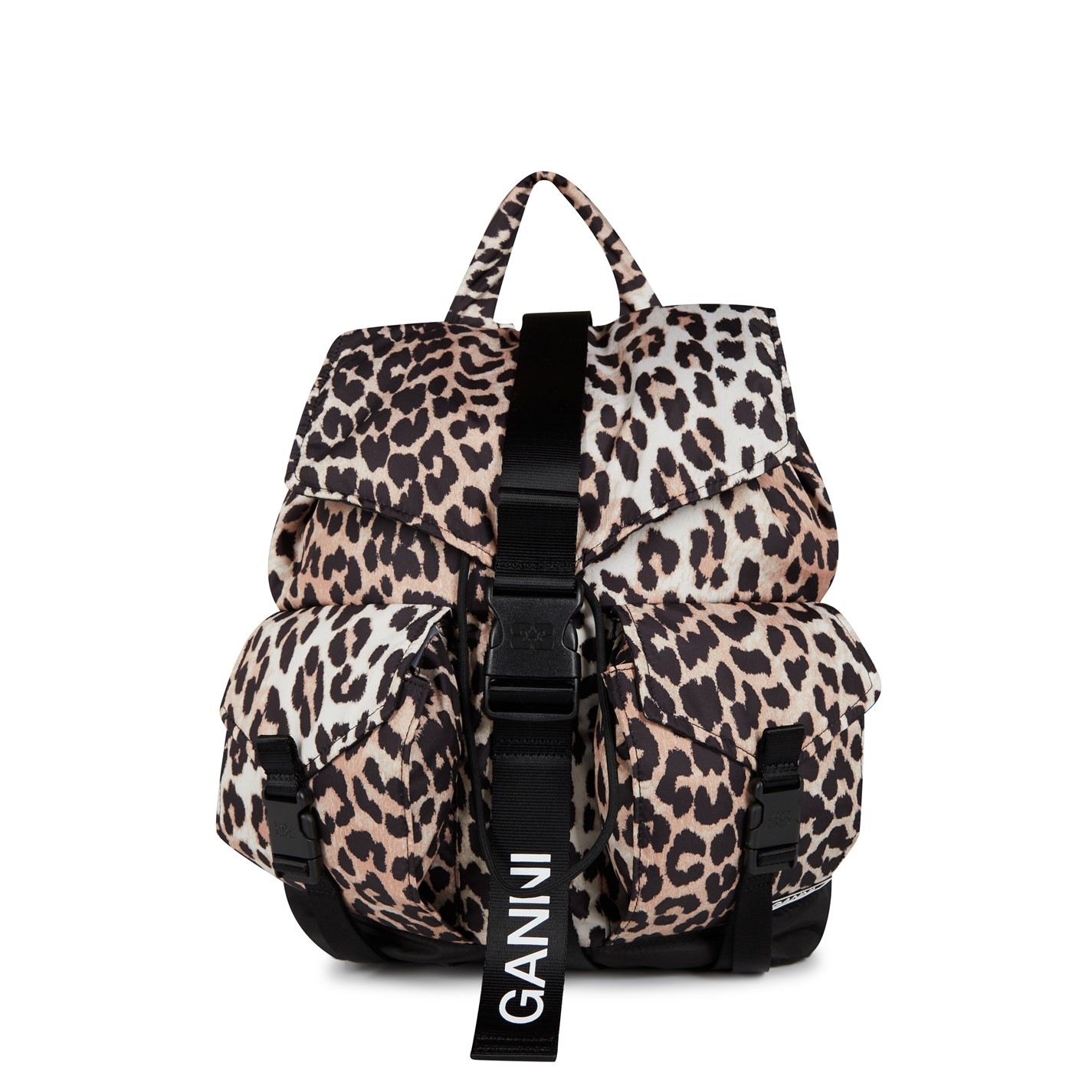 GANNI | Leapard Tech Backpack | Back Packs | FRASERS