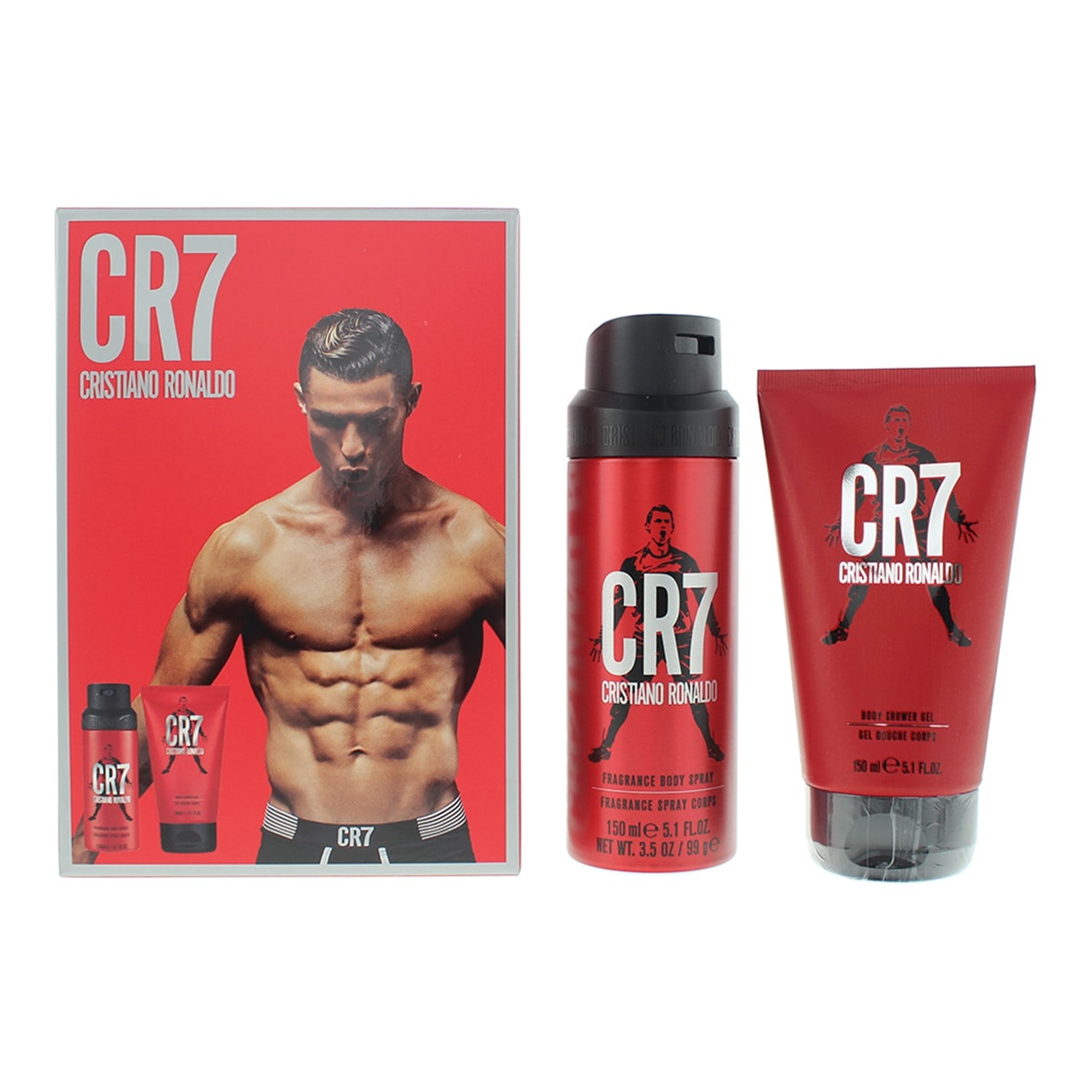 Cristiano Ronaldo | Cristiano Ronaldo Cr7 2 Piece Gift Set: Shower Gel ...