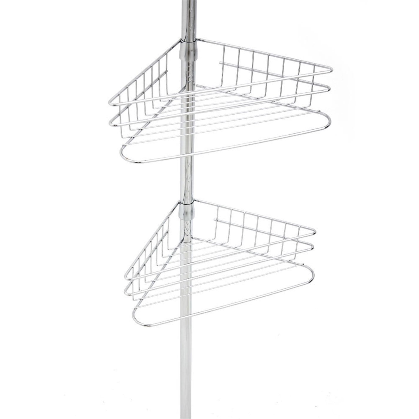 Cottonfy UK | 4-Tier Metal Triangle Storage Shelf | Silver | FRASERS