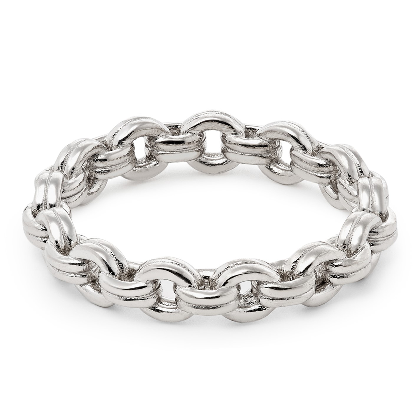 HATTON LABS | Hatton Harbour Chian Ring | Silver | FRASERS