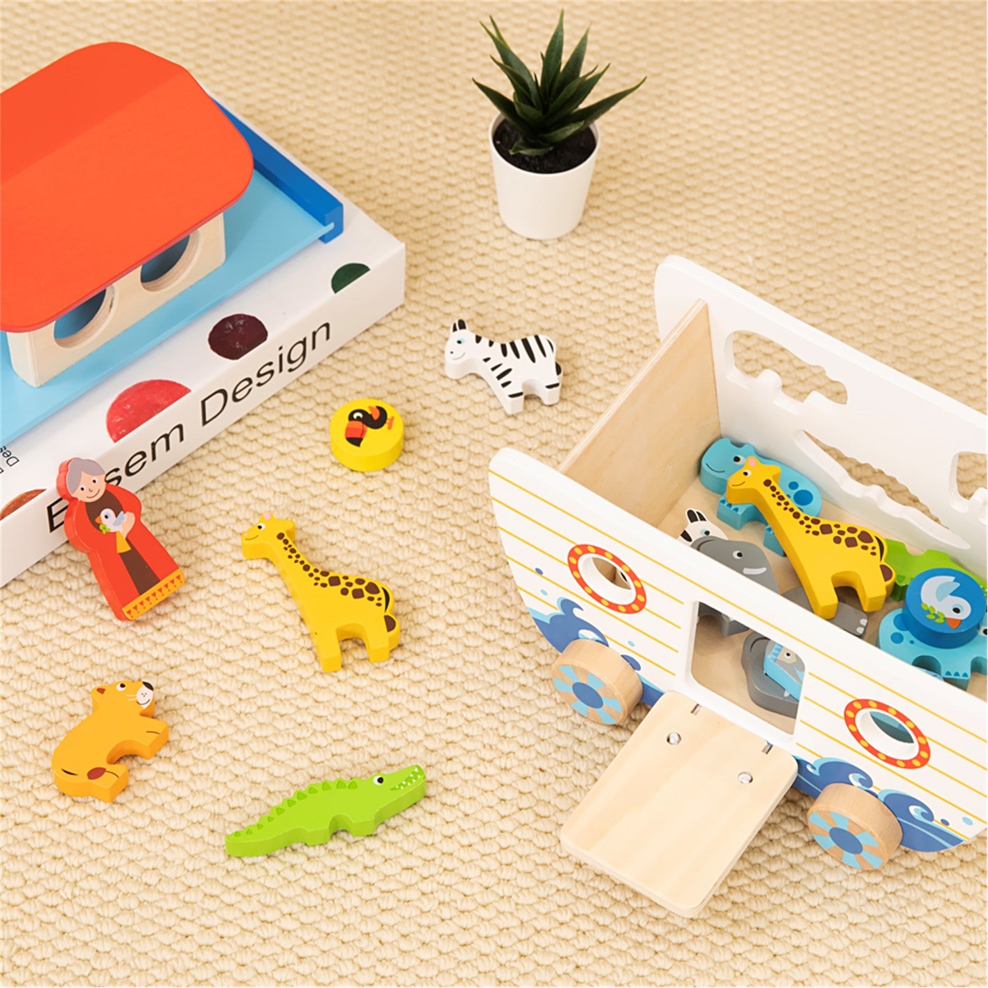 Tooky Toy | Wooden Noahs Ark | Multi | FRASERS