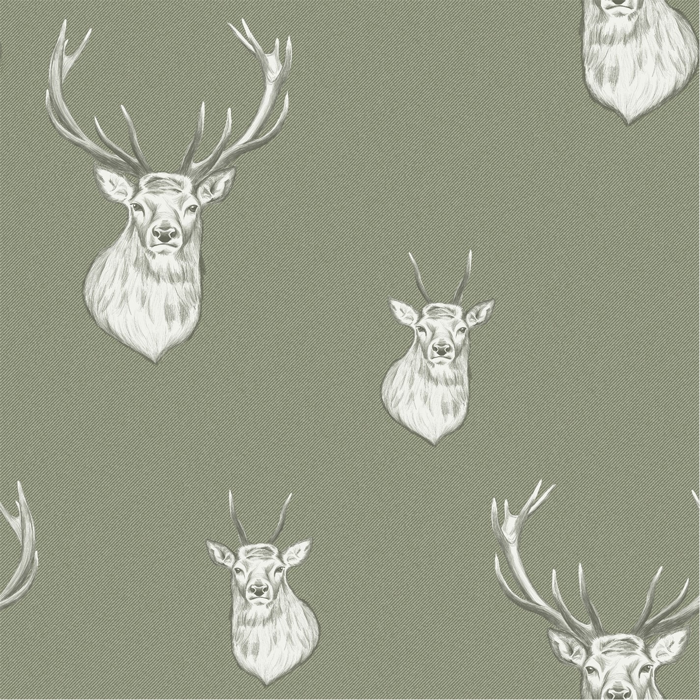Catherine Lansfield | Stag Wallpaper | Wallpaper | FRASERS
