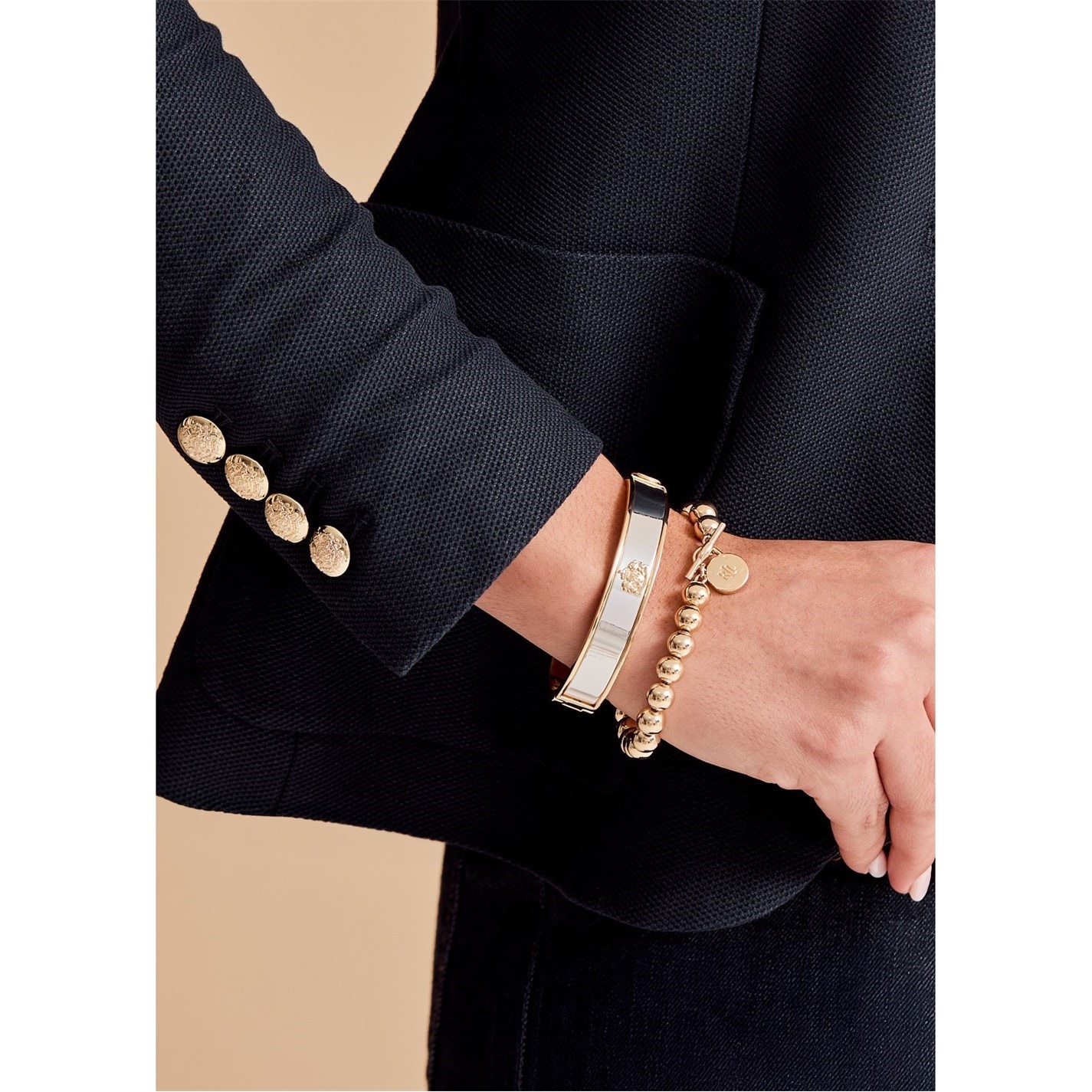 Ralph Lauren | Lauren by Ralph Lauren Crest Bracelet | Silver/Gold | FRASERS