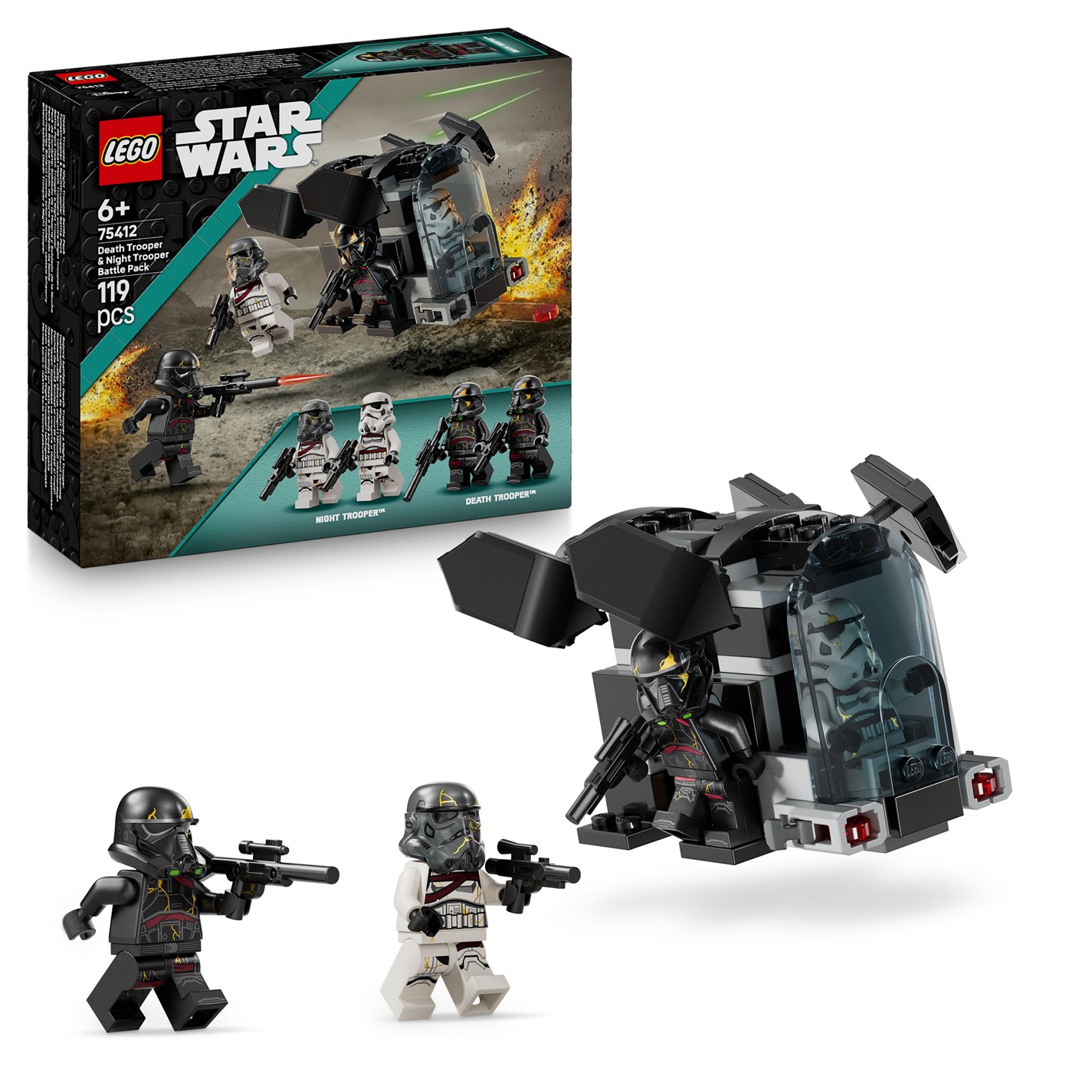 LEGO | LEGO® Star Wars™ Death Trooper & Night Trooper Battle Pack ...
