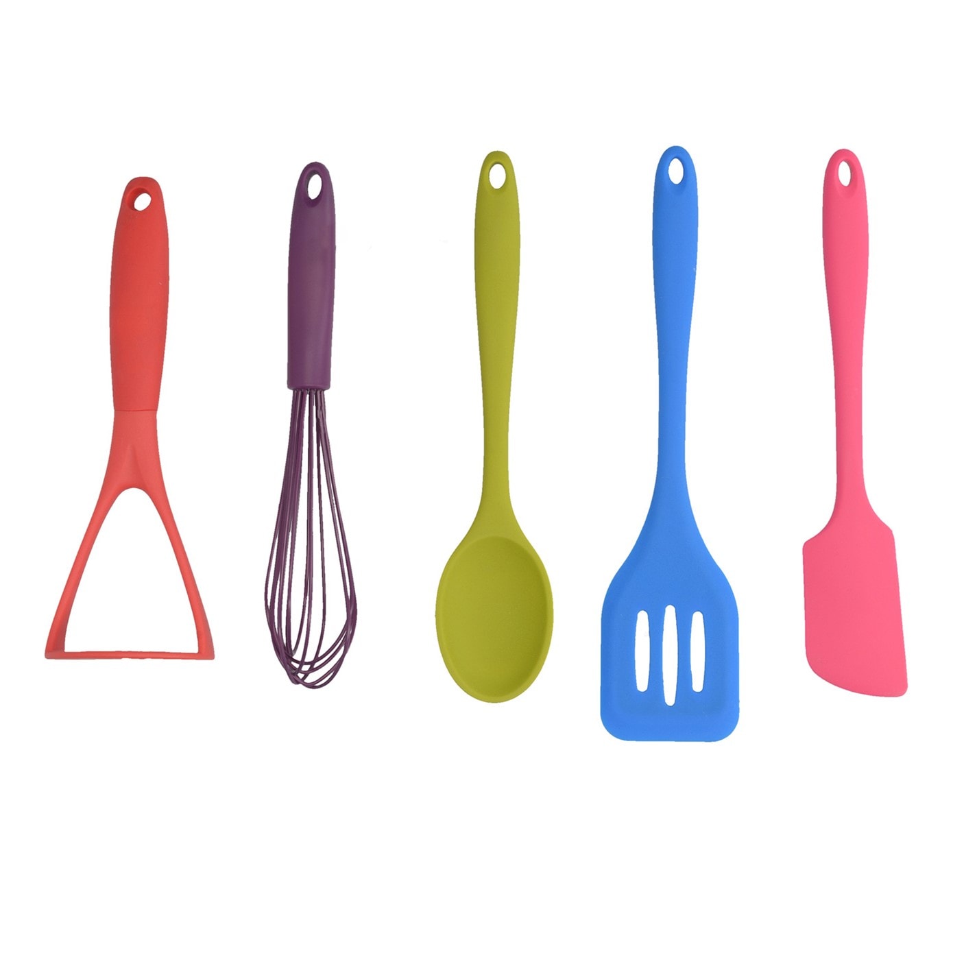 Colourworks | Colourworks Brights 5 Piece Kitchen Utensils | Mixed ...
