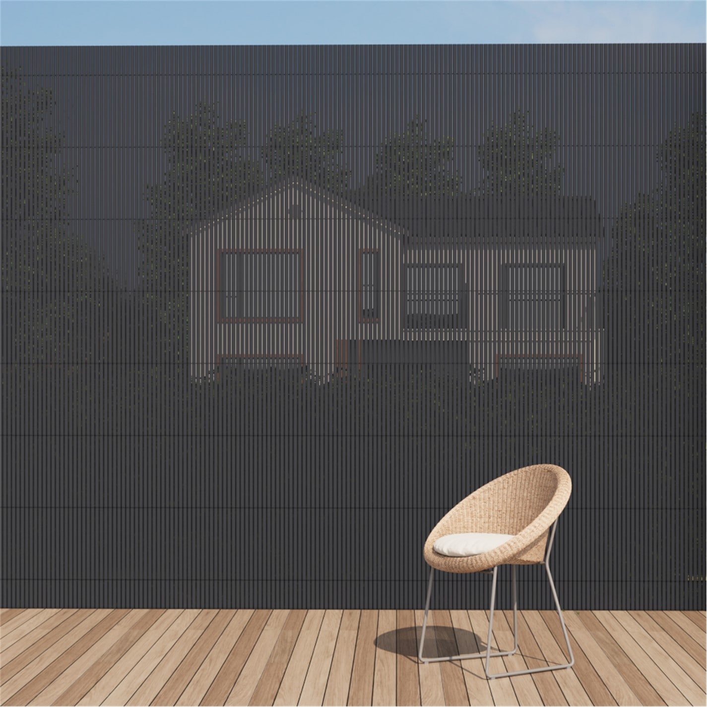 Breeins | 2x3m PVC Privacy Fence Sun-Block Screen | Grey | FRASERS