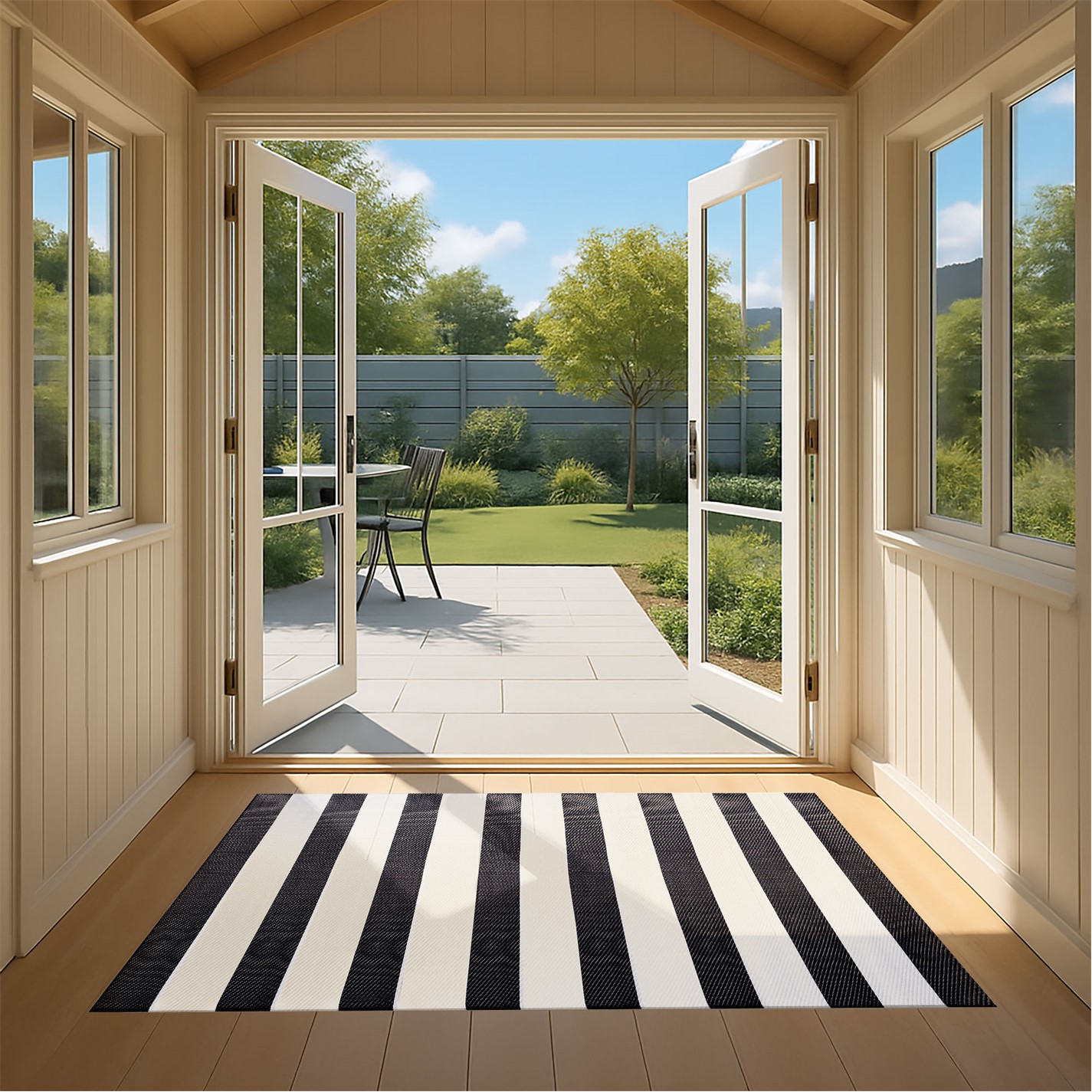 Streetwize | Outdoor Rug 99 | Zebra | FRASERS