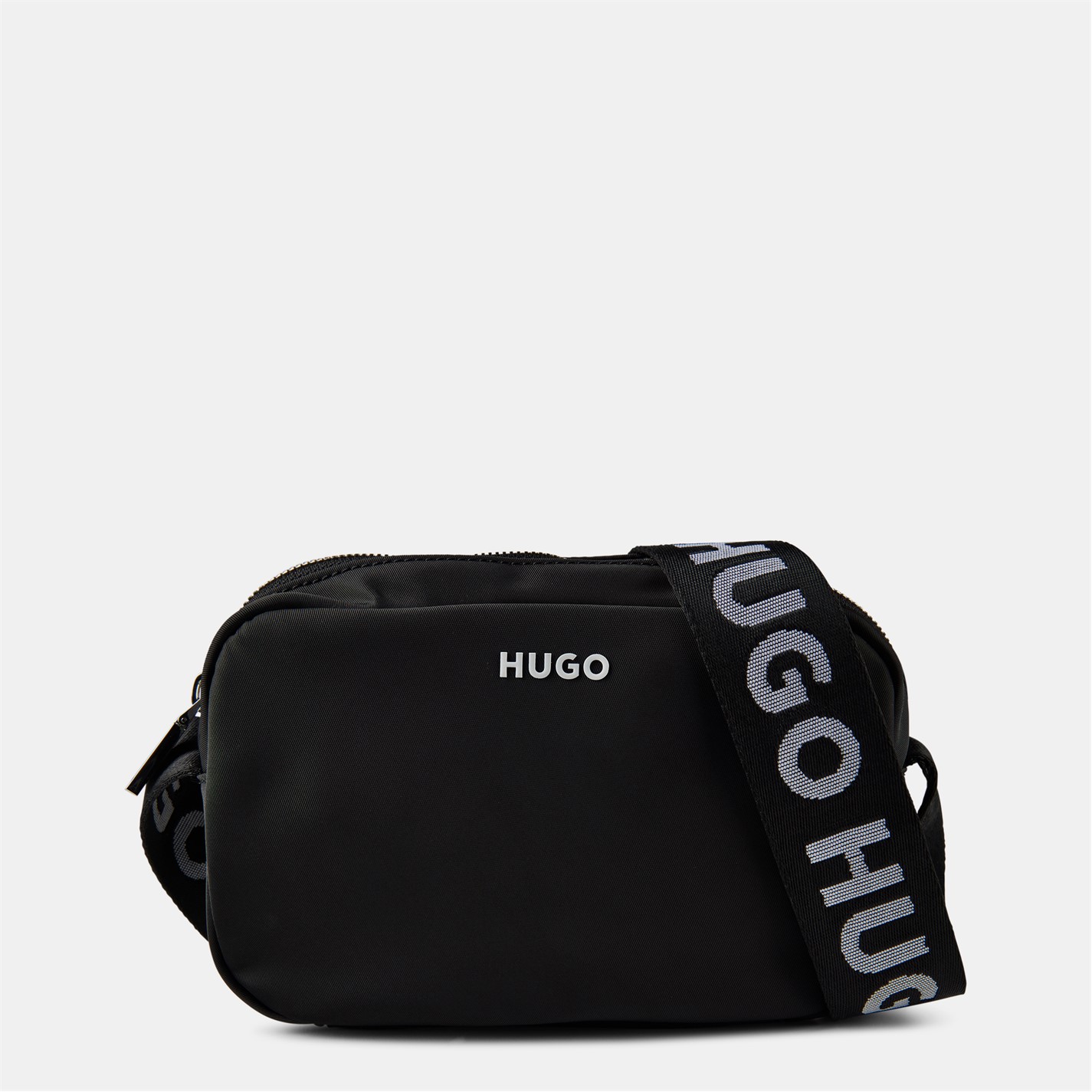 Hugo | Crossbody Nylon bag | Black | FRASERS