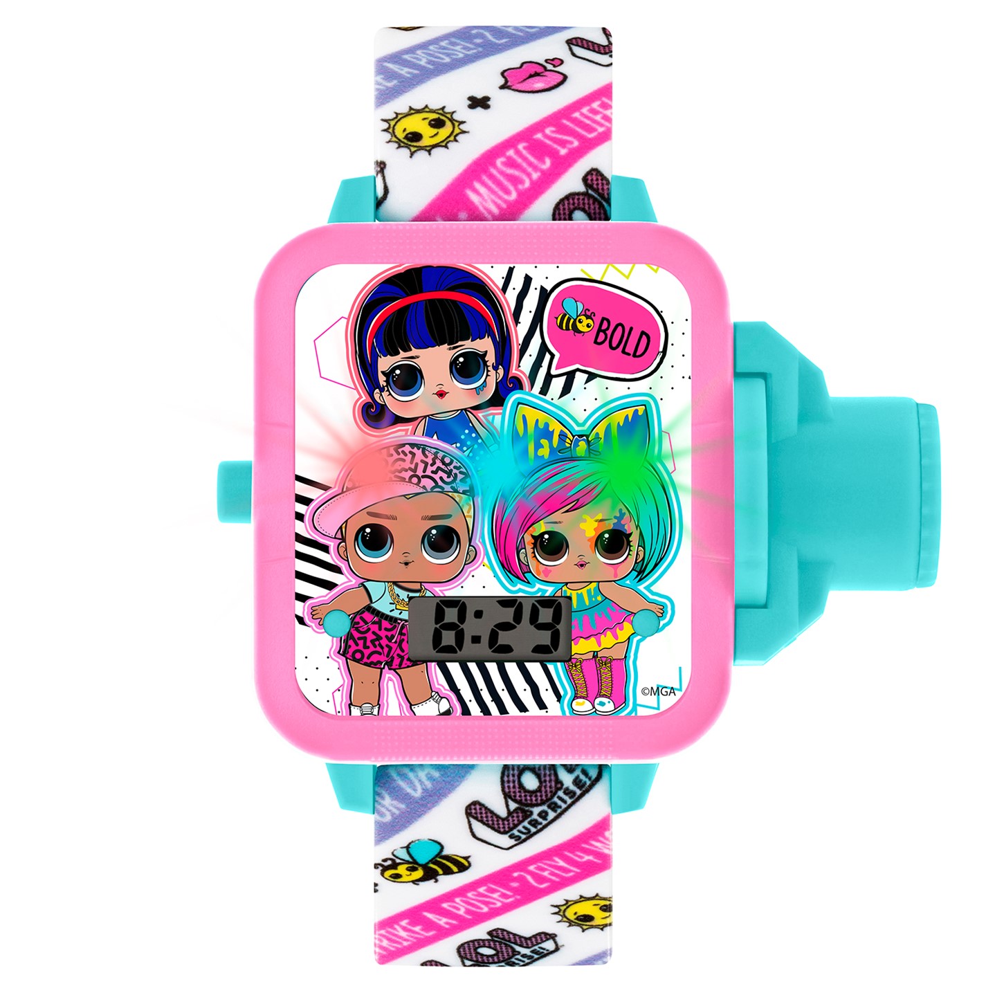 LOL Surprise | LOL Suprise! Digital Watch Childrens | White/ Pink | FRASERS