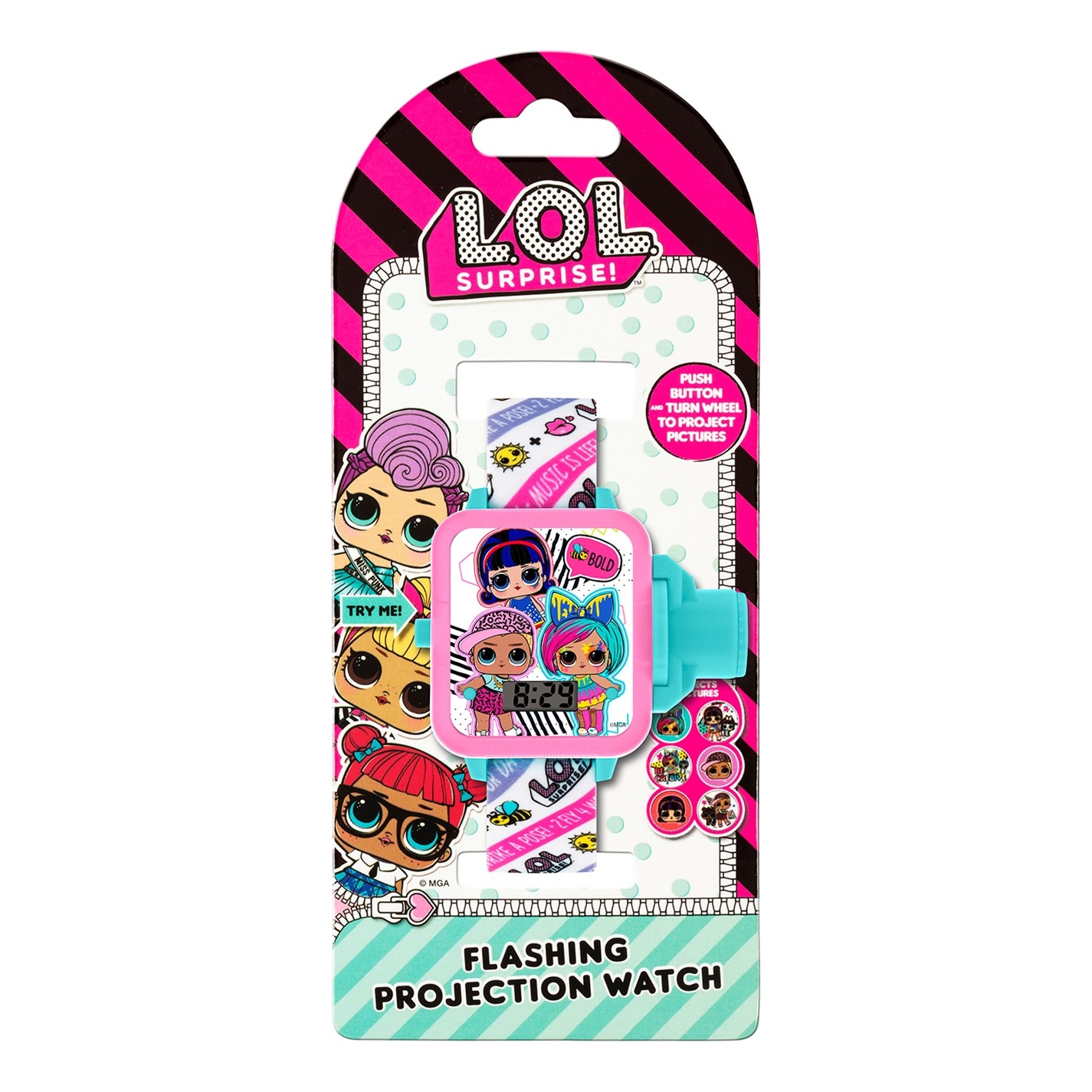 LOL Surprise | LOL Suprise! Digital Watch Childrens | White/ Pink | FRASERS