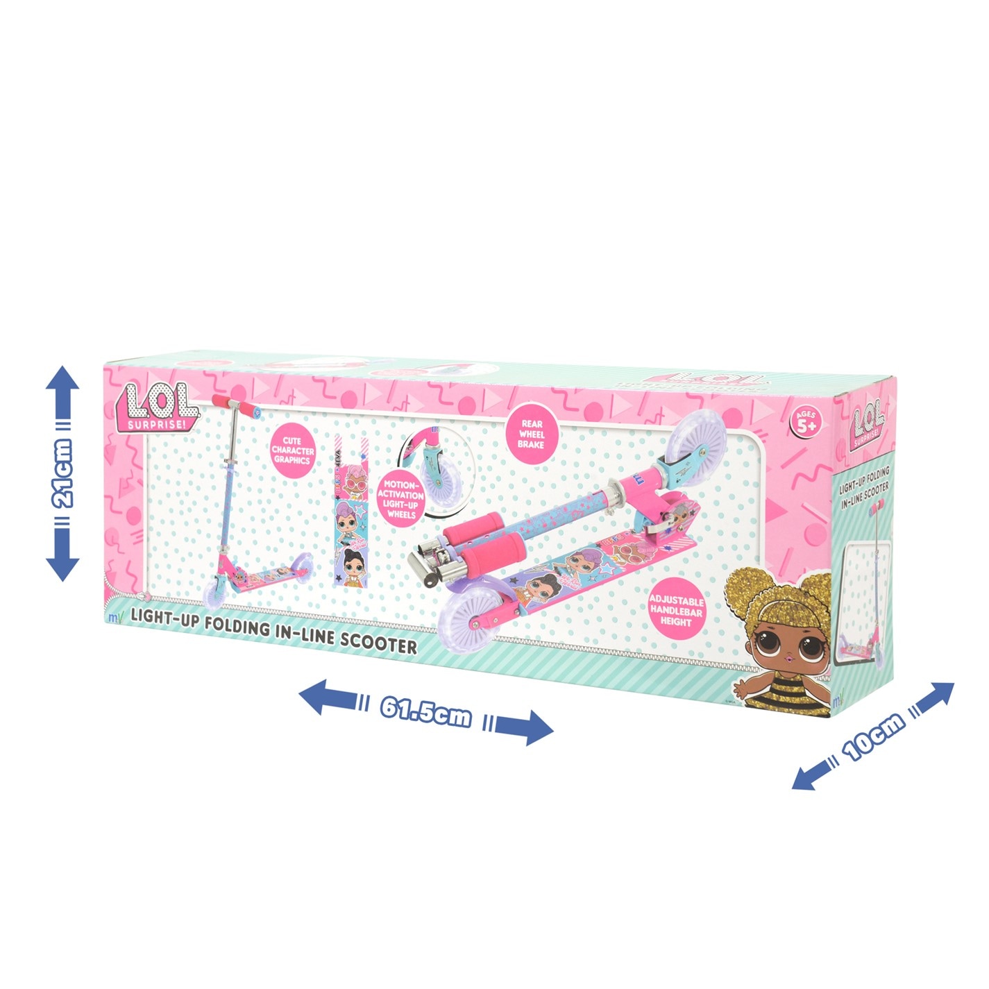 LOL Surprise | LOL Surprise Folding Scooter with Light Up Wheels ...