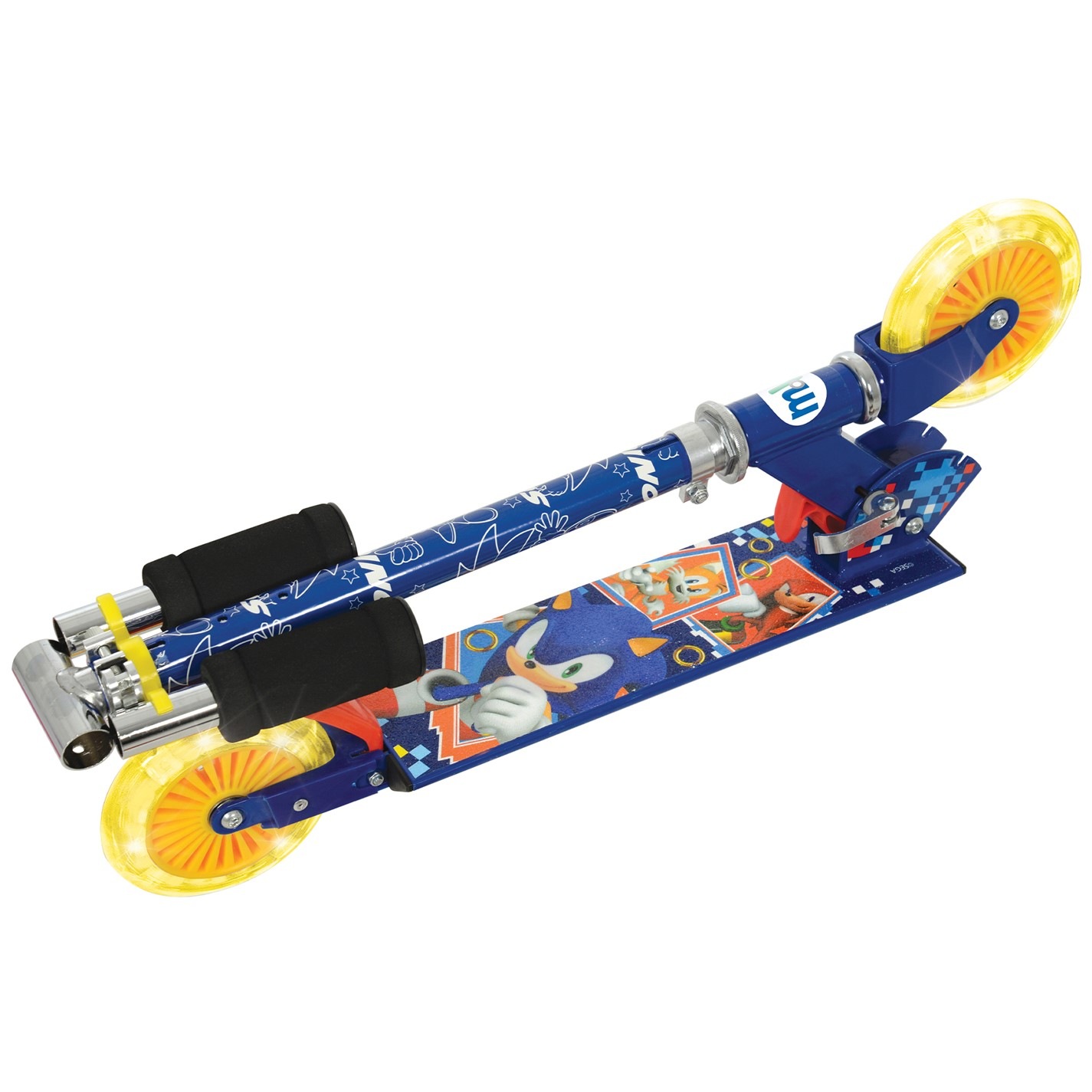 Sonic | Sonic Folding Inline Scooter with Light Up Wheels ...