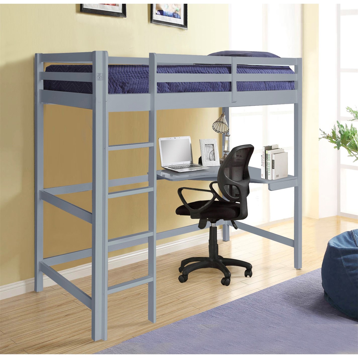 Comfy Living | 3ft Single High Sleeper Bed Frame | Beds | FRASERS