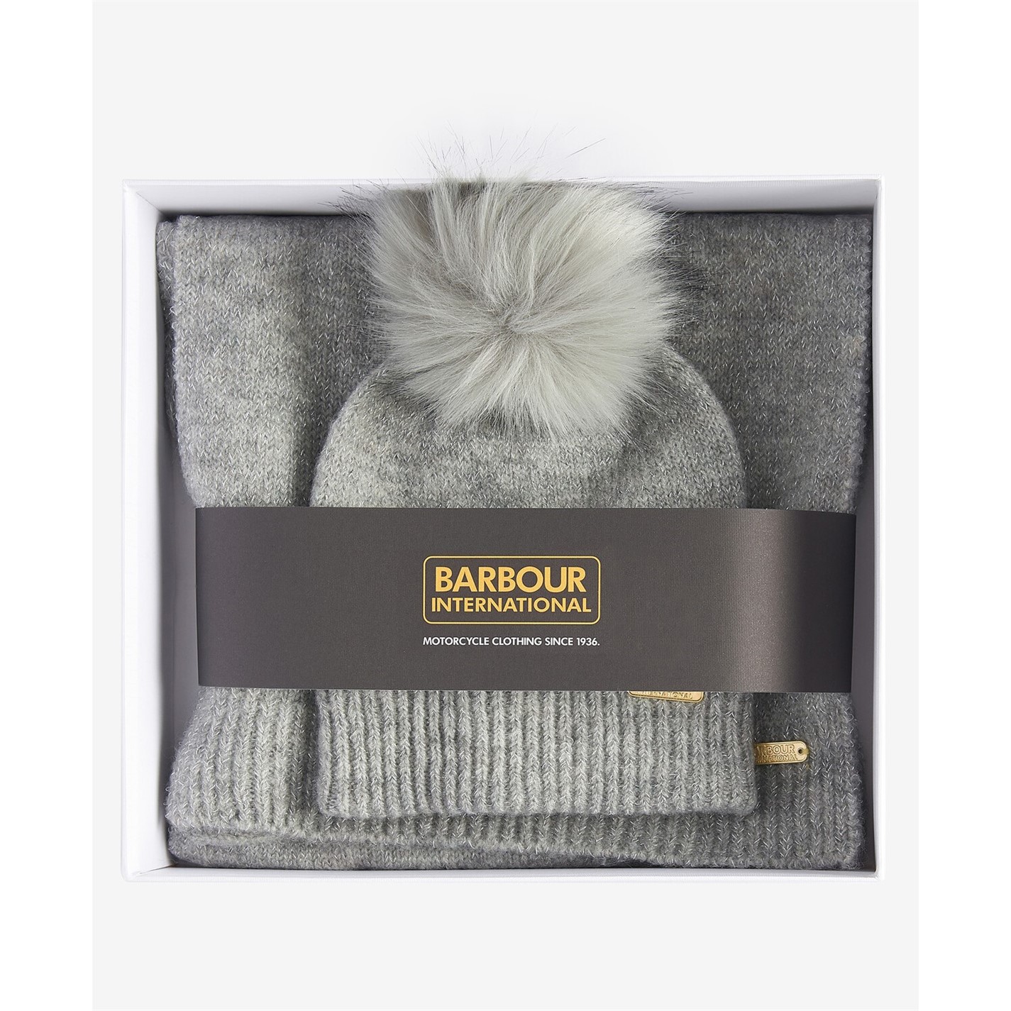 Barbour International | Sparkle Beanie & Scarf Gift Set | Winter Sets ...