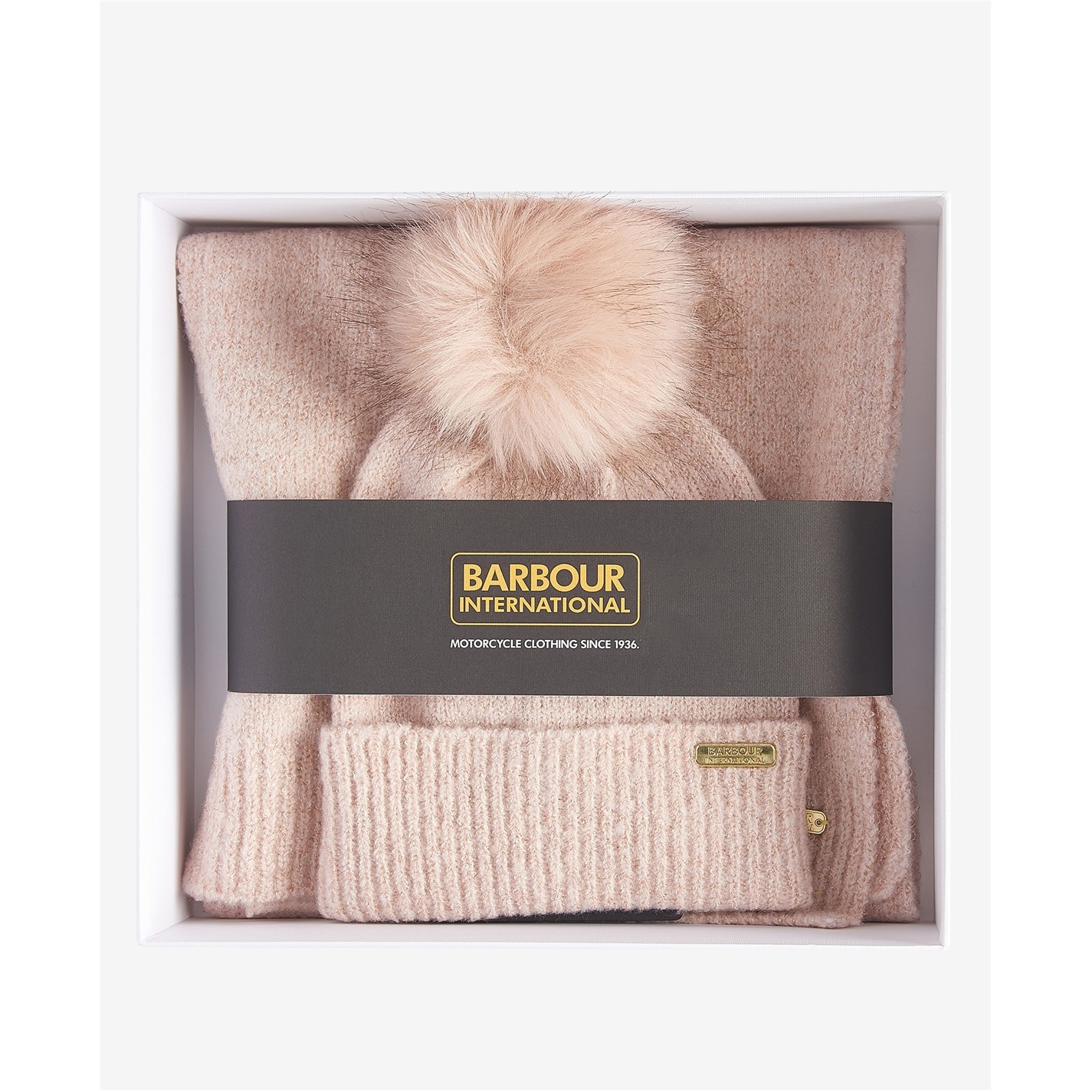 Barbour International | Sparkle Beanie & Scarf Gift Set | Winter Sets ...