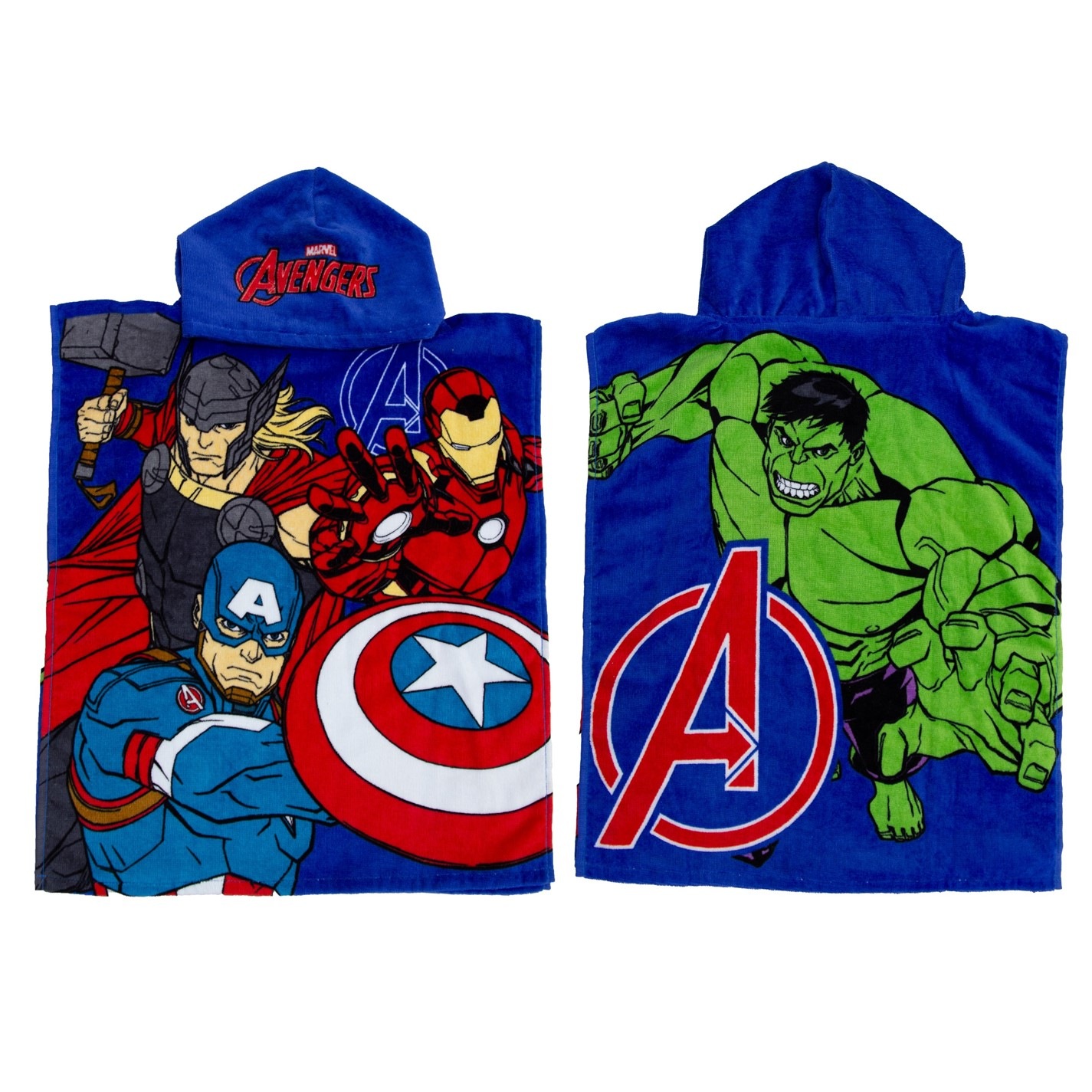 Marvel Avengers | Marvel Avengers Hooded Poncho Towel | Blue | FRASERS