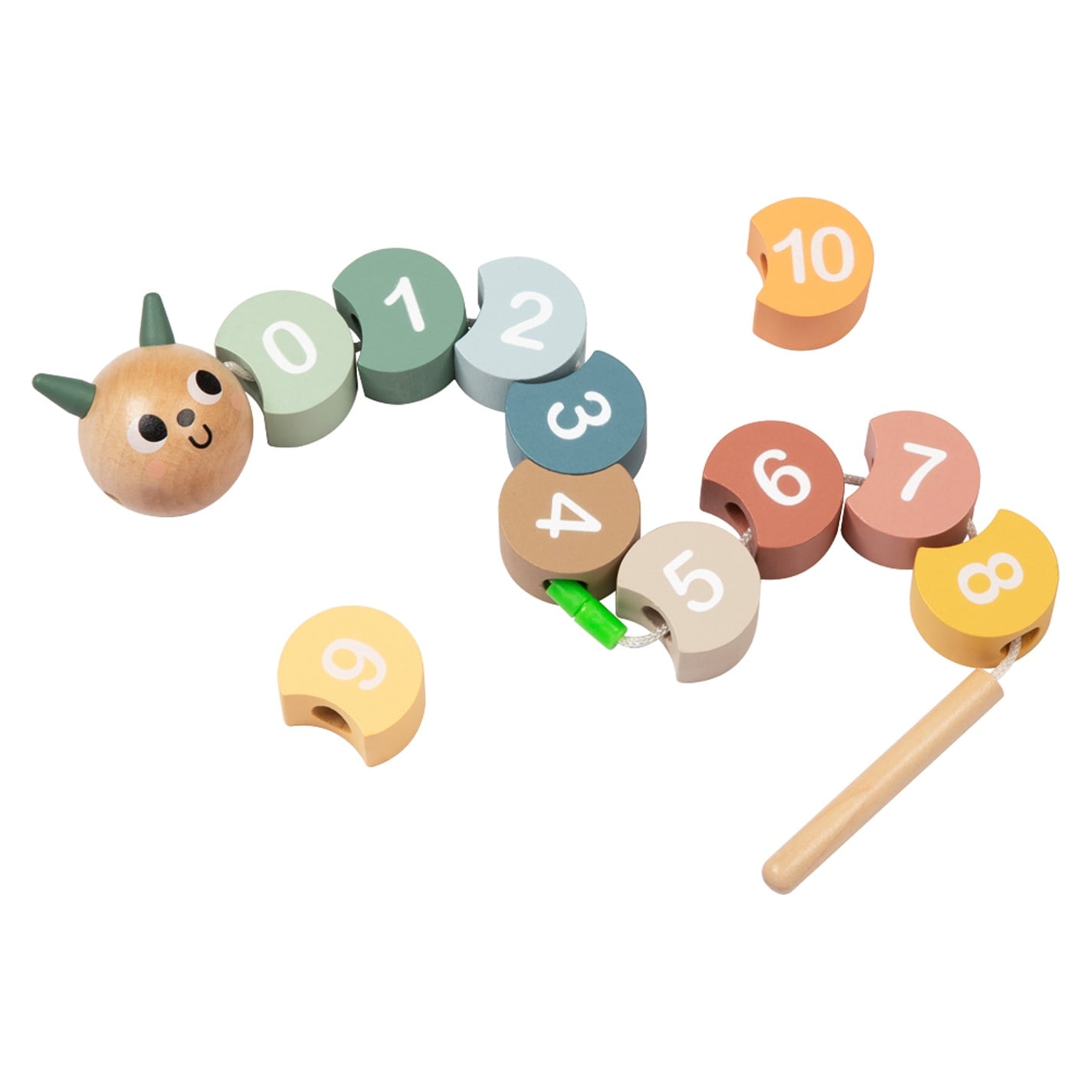 Tooky Toy | Wooden Number Threading Game | Multi | FRASERS