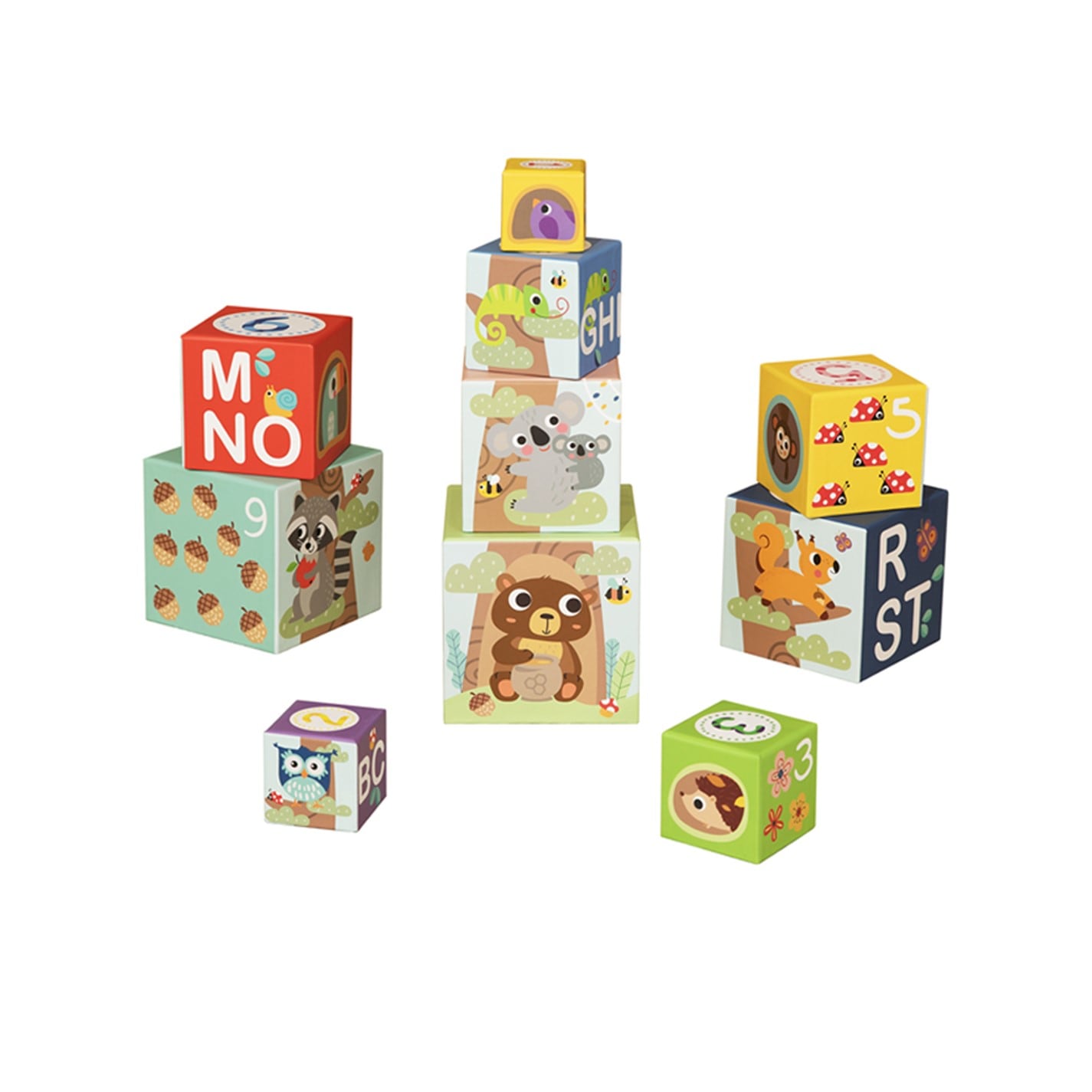 Toylife | Alphabet and Number Stacking Boxes | Multi | FRASERS