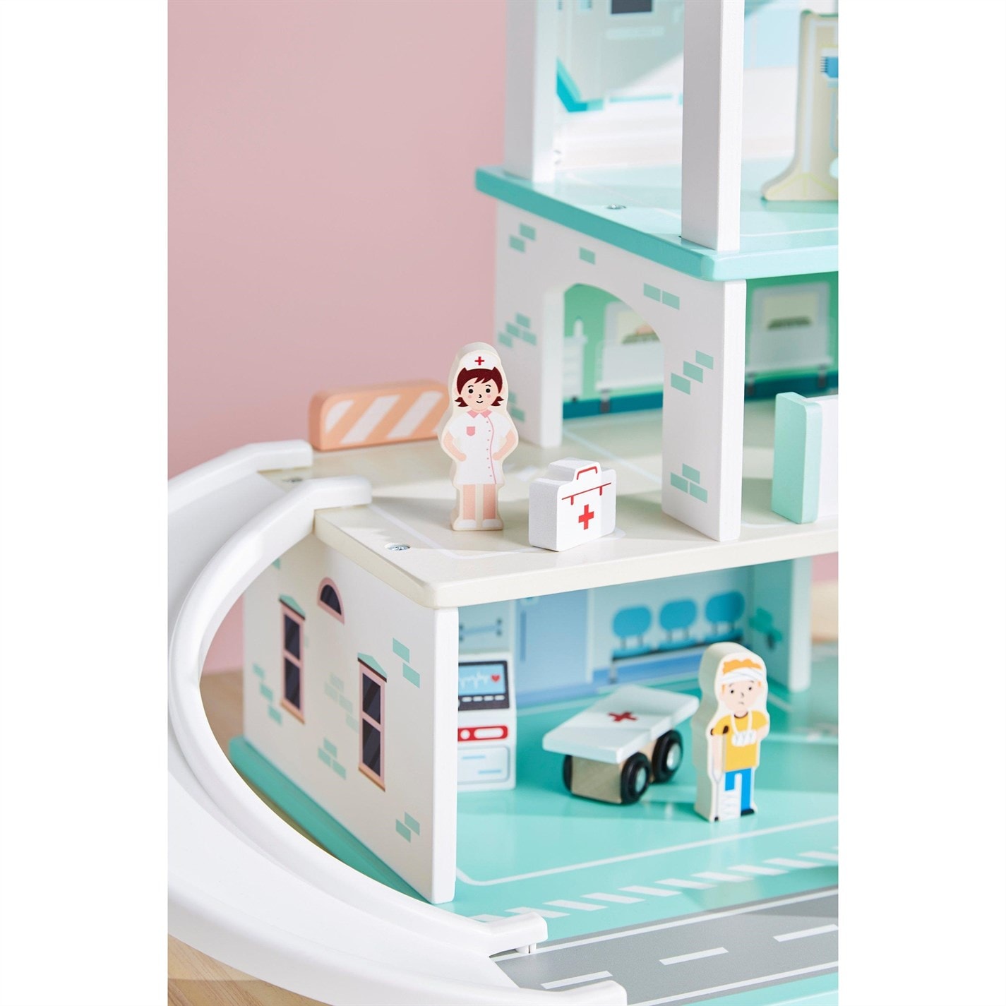 Toylife | Wooden Hospital Playset | Blue | FRASERS