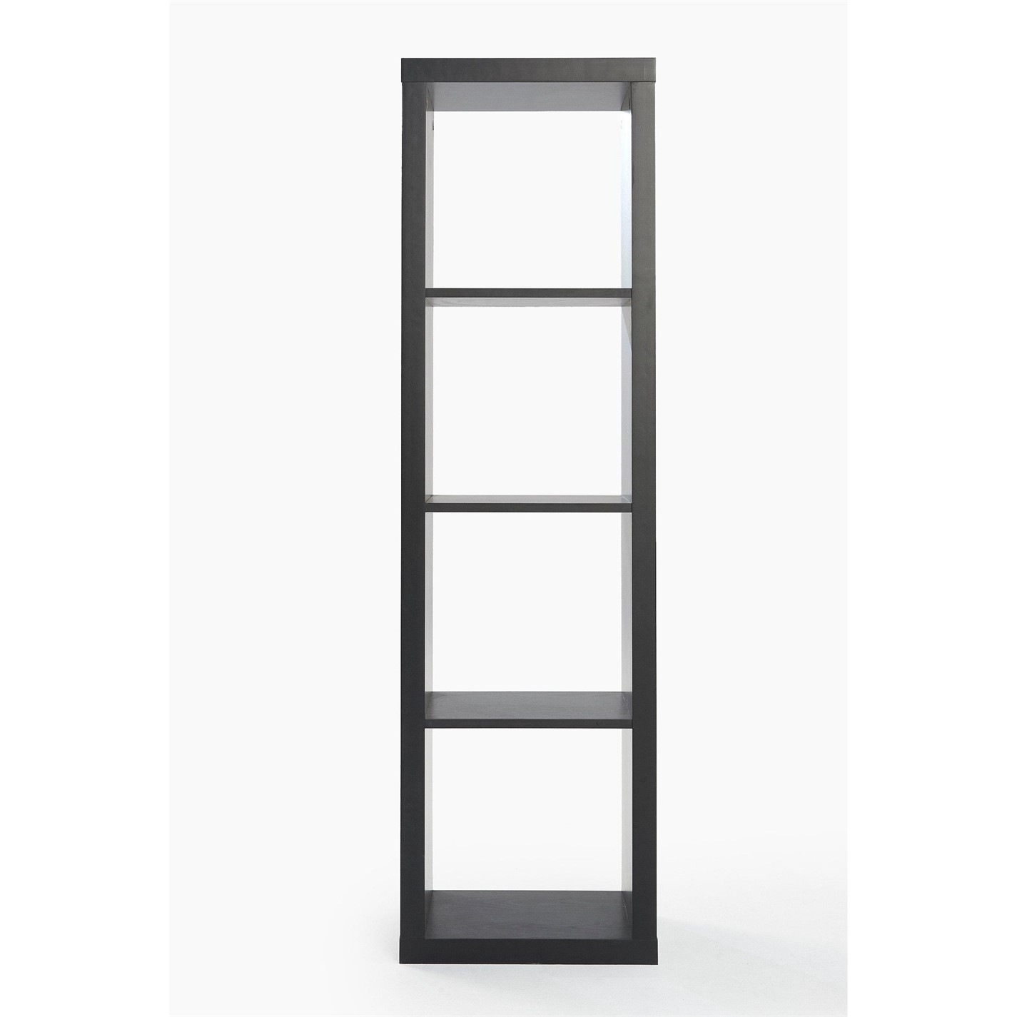 Homelife | Addison Tall 4 Cube Shelving Unit | Black | FRASERS